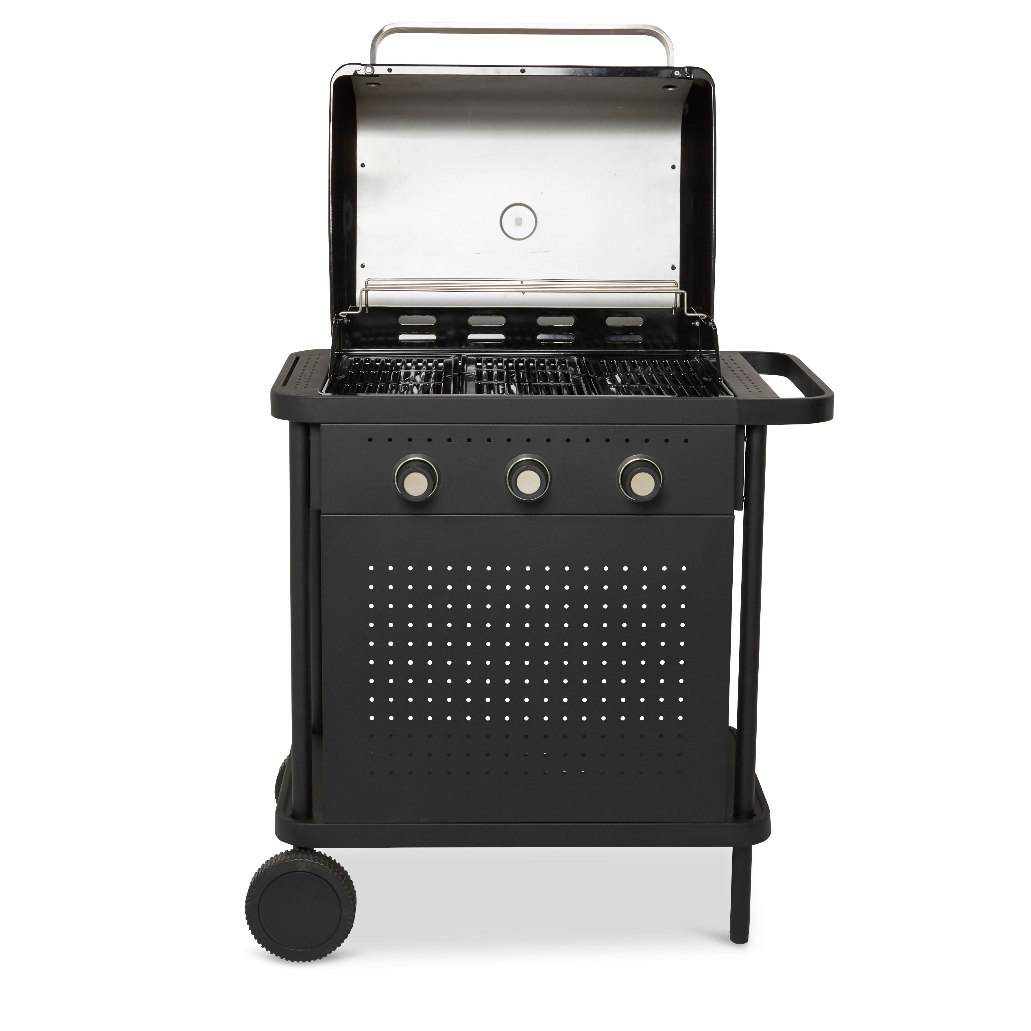 Blooma Rockwell 300 Black 3 burner Gas BBQ