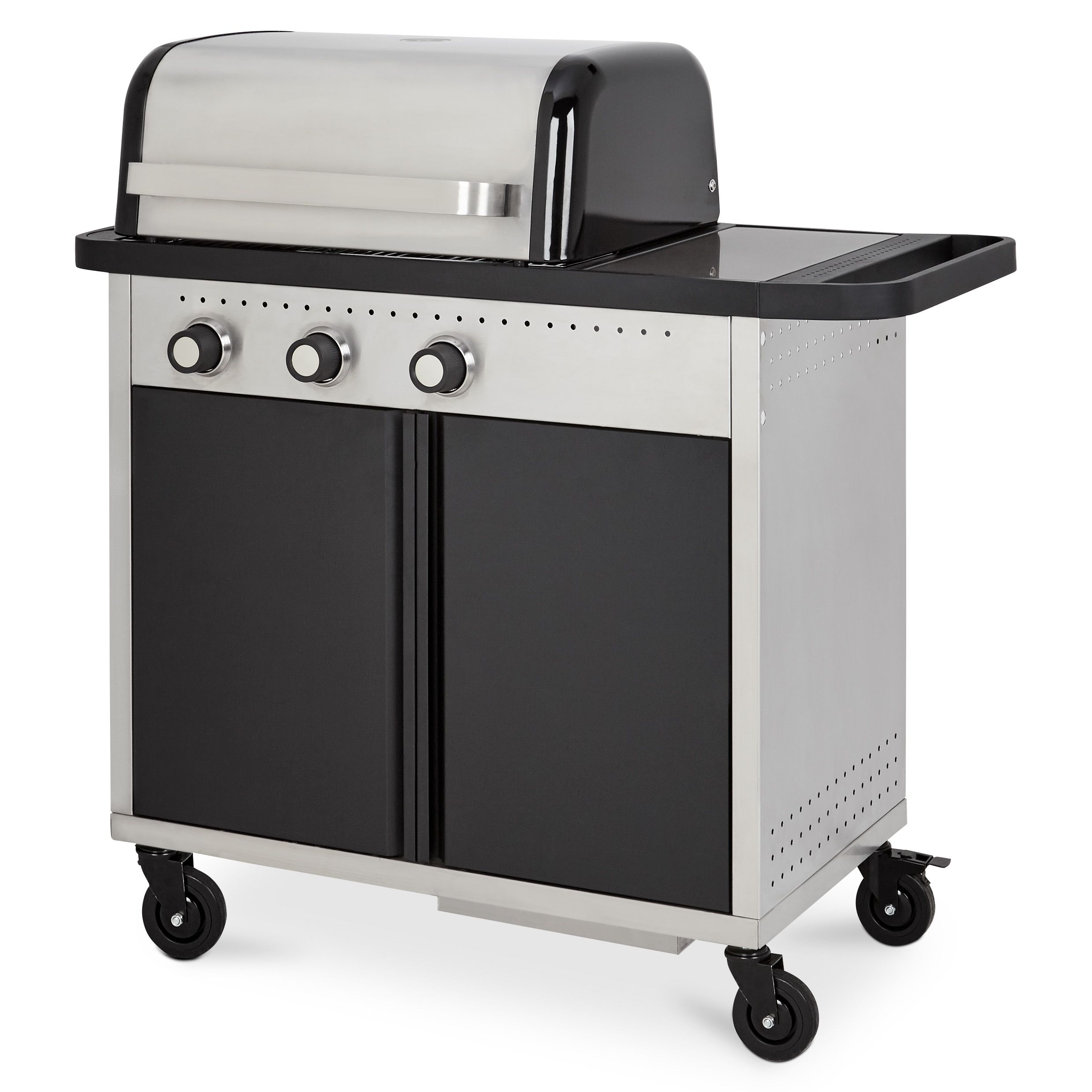 Blooma Rockwell 310 Black 3 burner Gas BBQ | DIY at B&Q