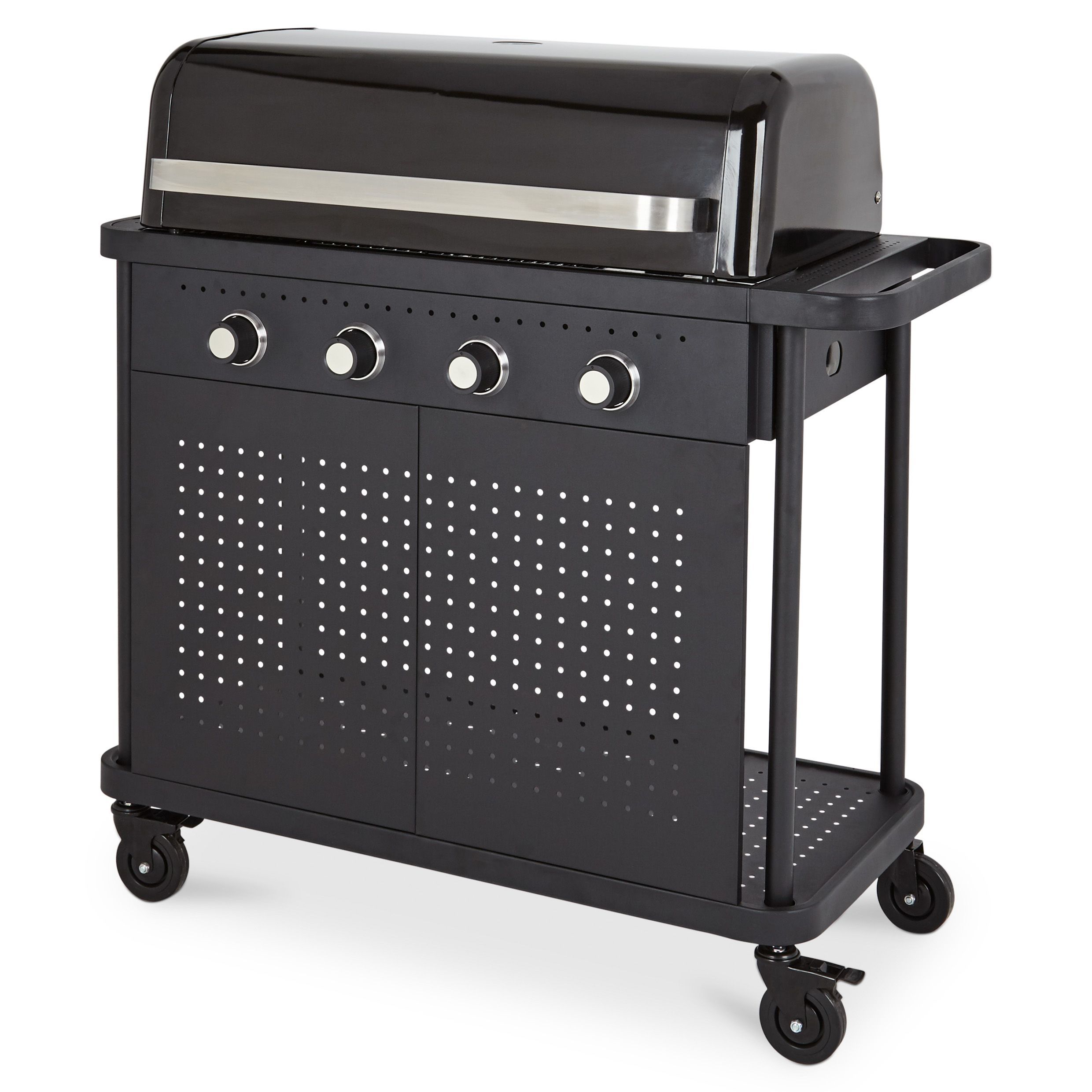 Blooma Rockwell 400 Black 4 burner Gas Barbecue | DIY at B&Q