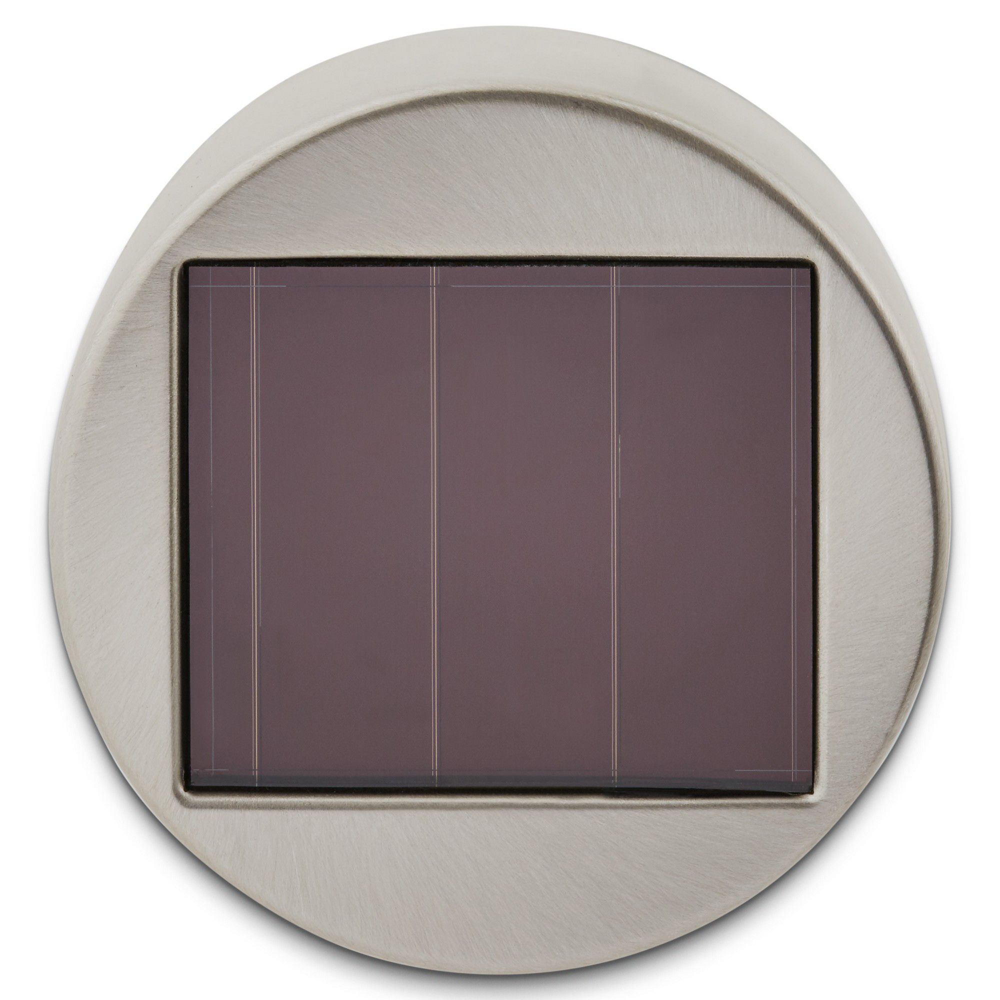 Blooma Solar Silver effect Solar-powered LED Outdoor Spike light