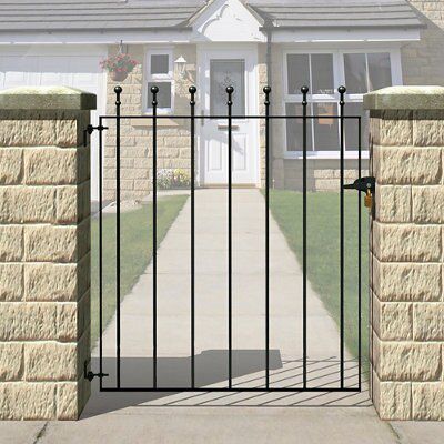 Blooma Steel Ball top Gate, (H)0.9m (W)0.81m | DIY at B&Q