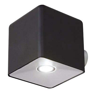 Blooma Stereo Black Mains-powered LED Outdoor Wall light at B&Q