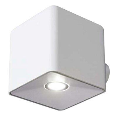 Blooma Stereo White Mains-powered LED Outdoor Wall light