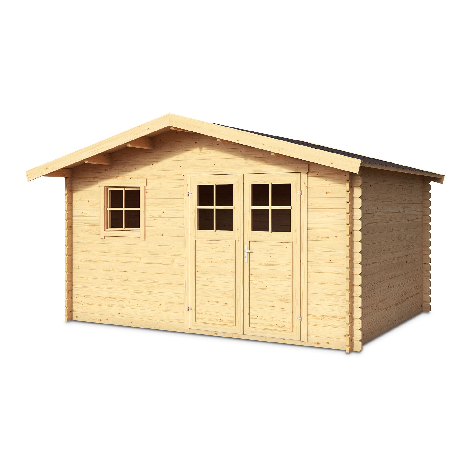 Blooma Taman Tongue & groove 10x12 ft Apex Wooden Kiln dried Shed & 1 ...