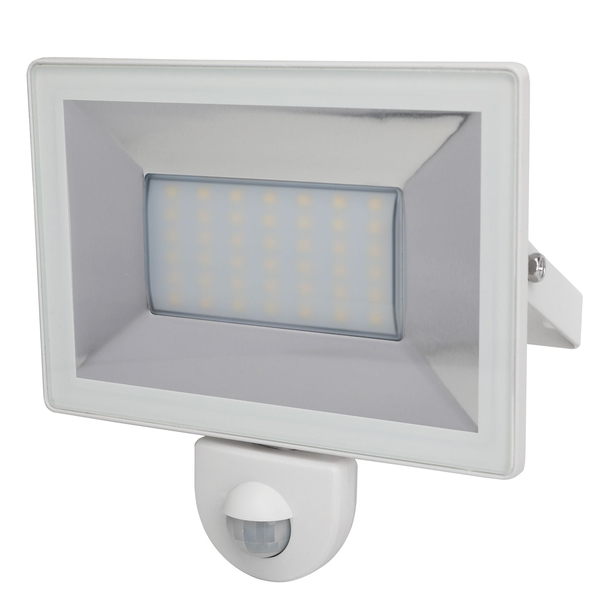 Blooma Weyburn L3293S-W White Mains-powered Cool white Outdoor LED PIR ...