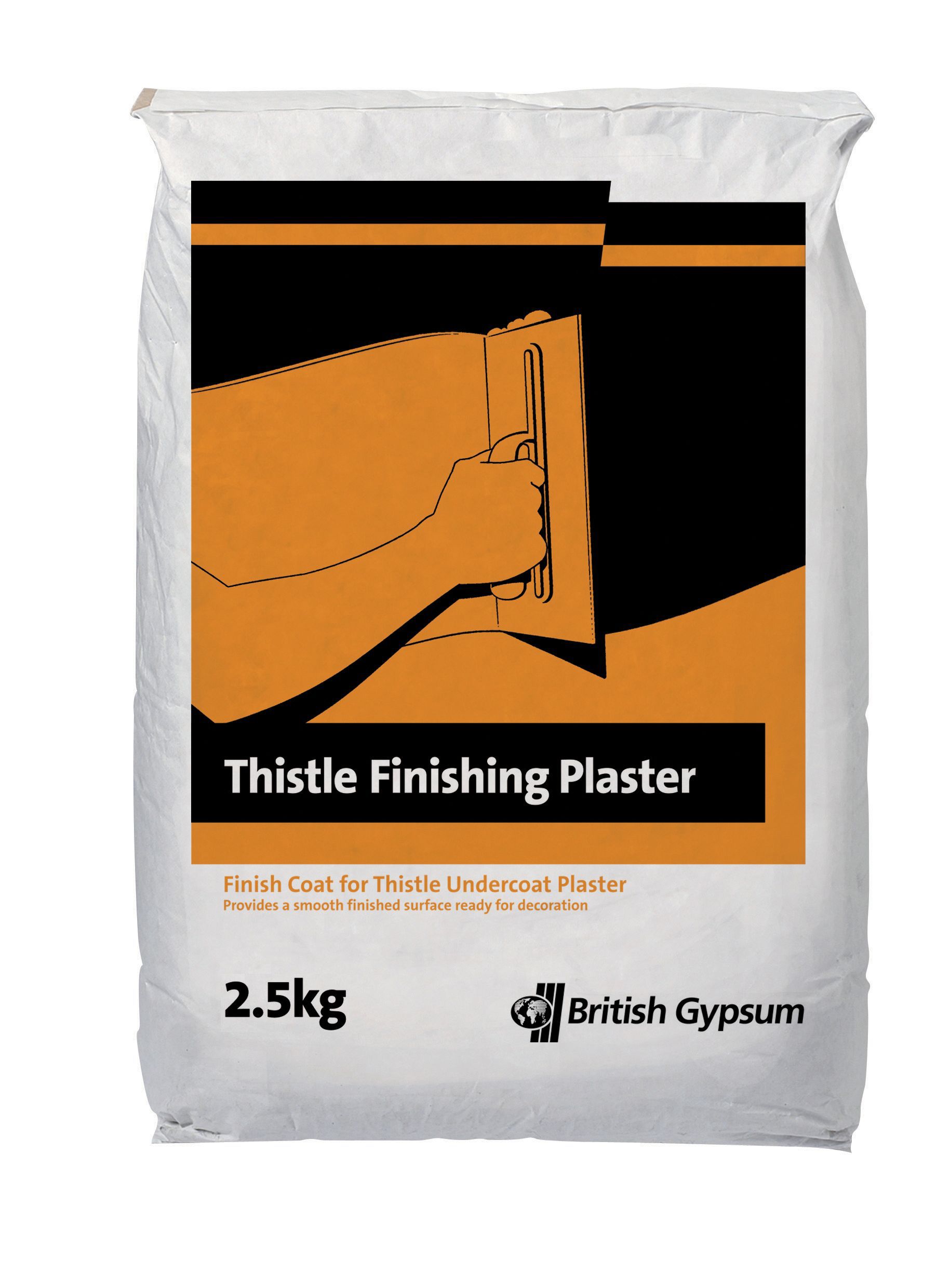 BLUE HAWK FINISHING PLASTER 2.5KG BAG | DIY at B&Q