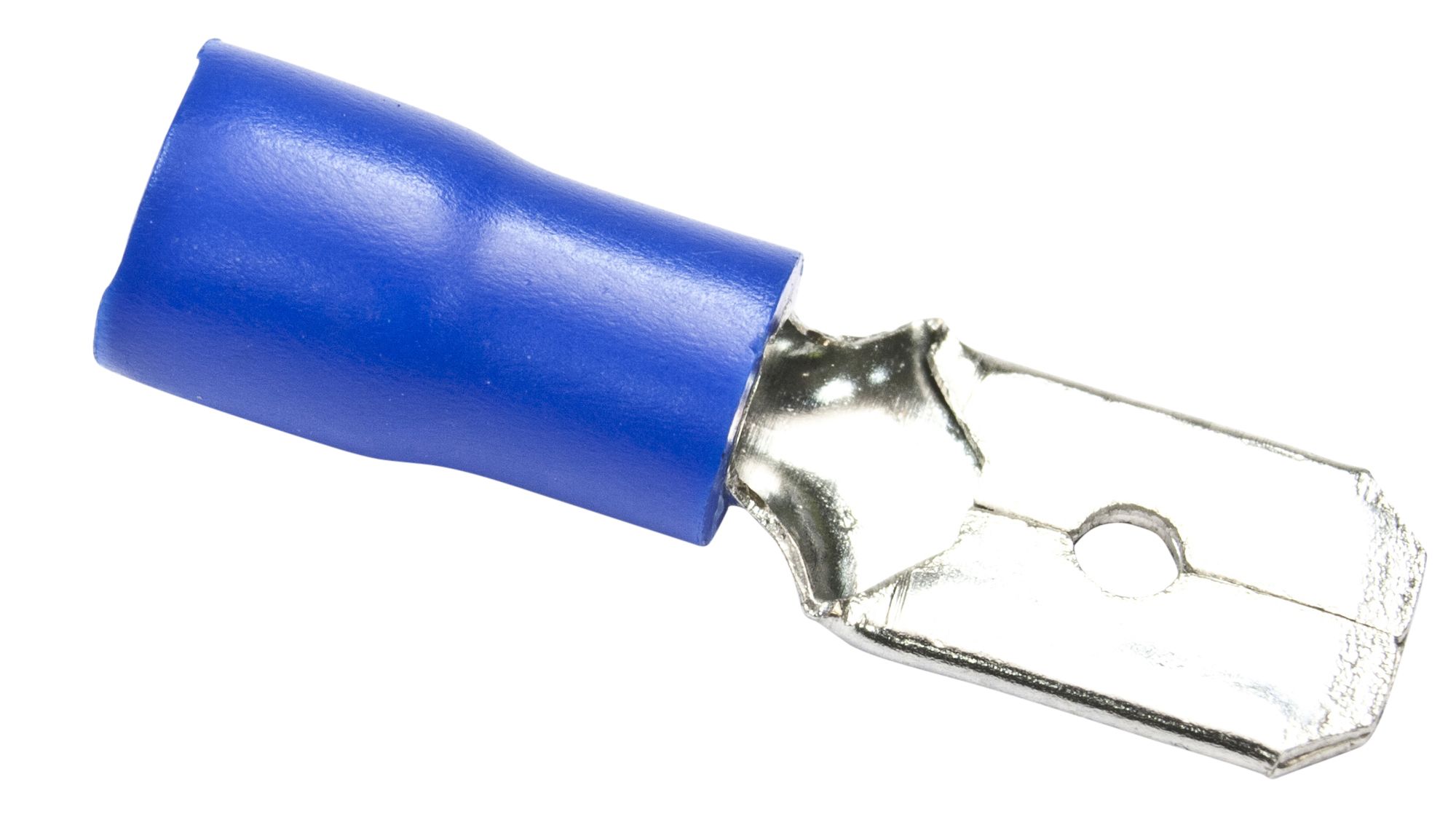 Blue Metal & silicone Male Crimp, Pack of 10 | DIY at B&Q