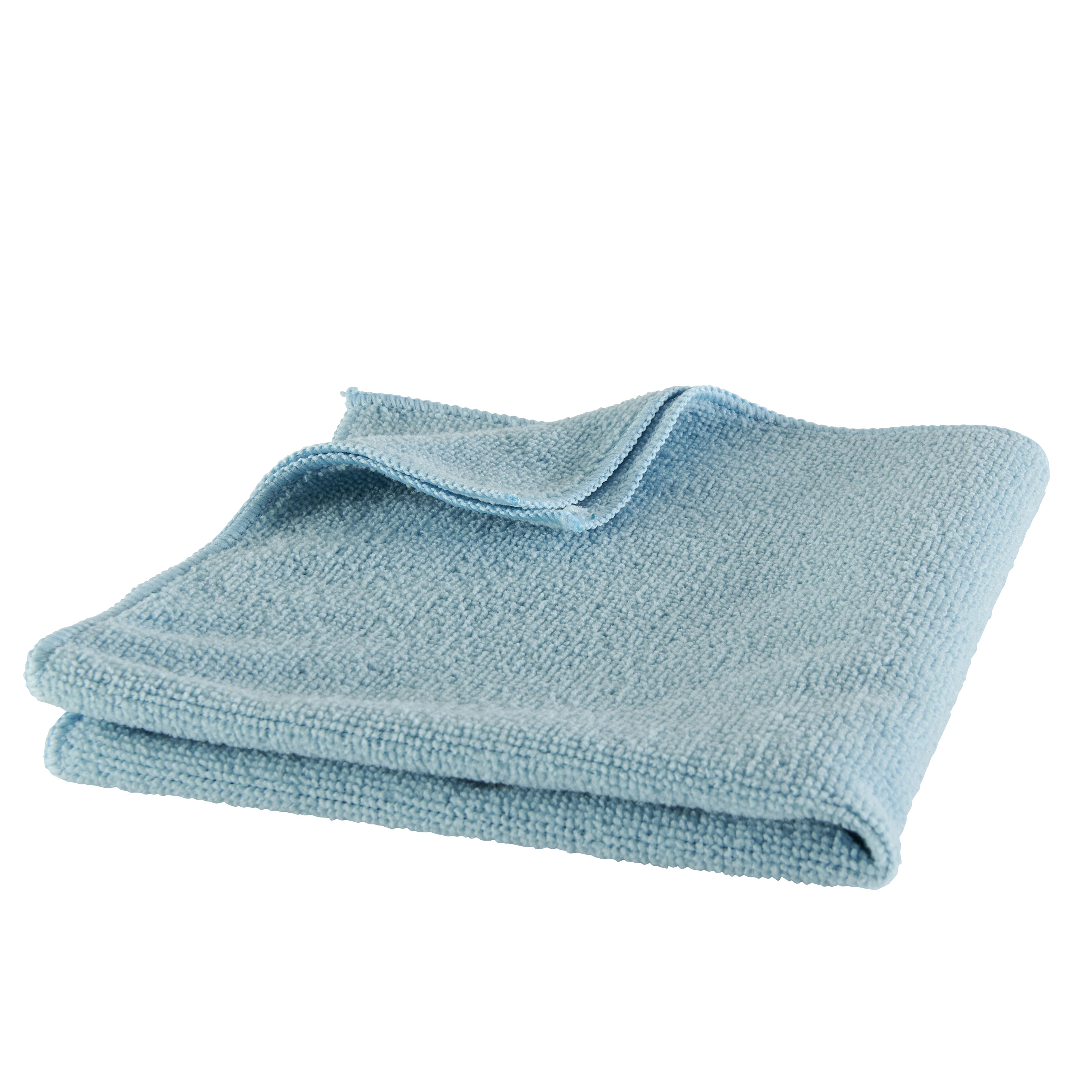 Blue Microfibre Cleaning cloth, Pack of 50