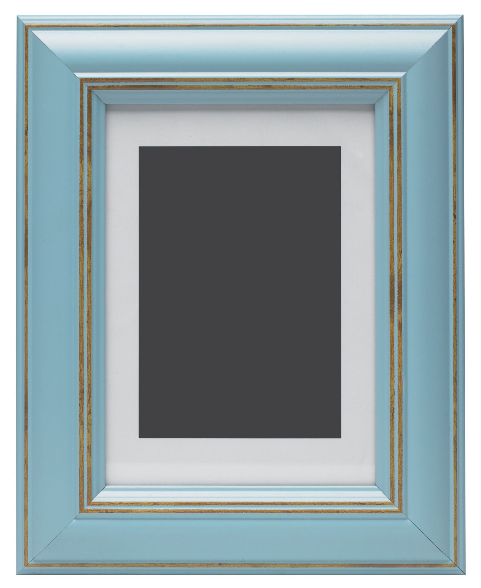 Blue Single Picture frame (H)27cm x (W)22cm | DIY at B&Q