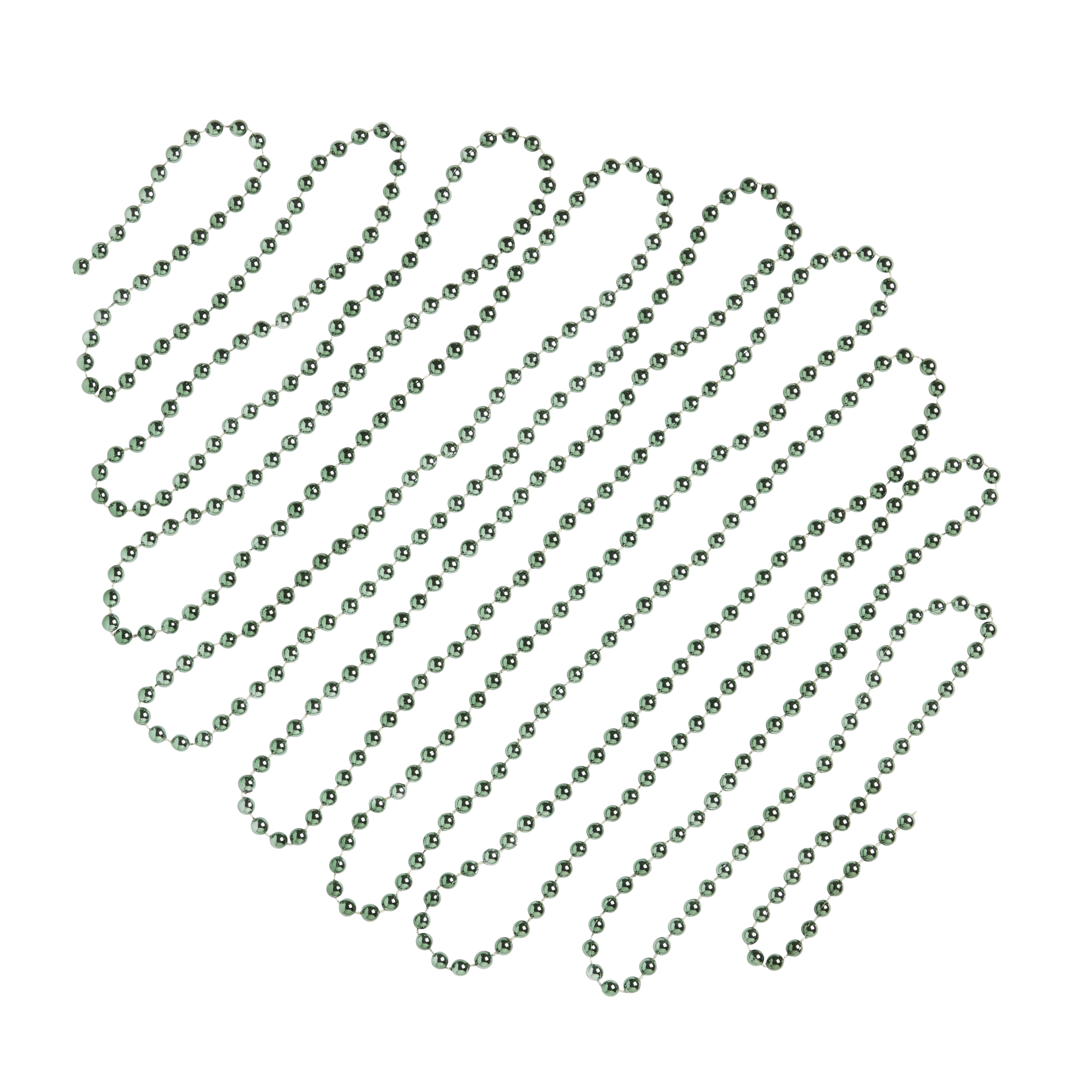 Blue surf Plastic Bead chain 5m
