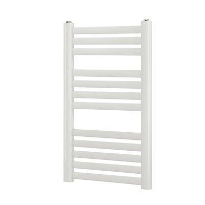 Blyss Aspley White Flat Towel warmer (W)480mm x (H)750mm | DIY at B&Q