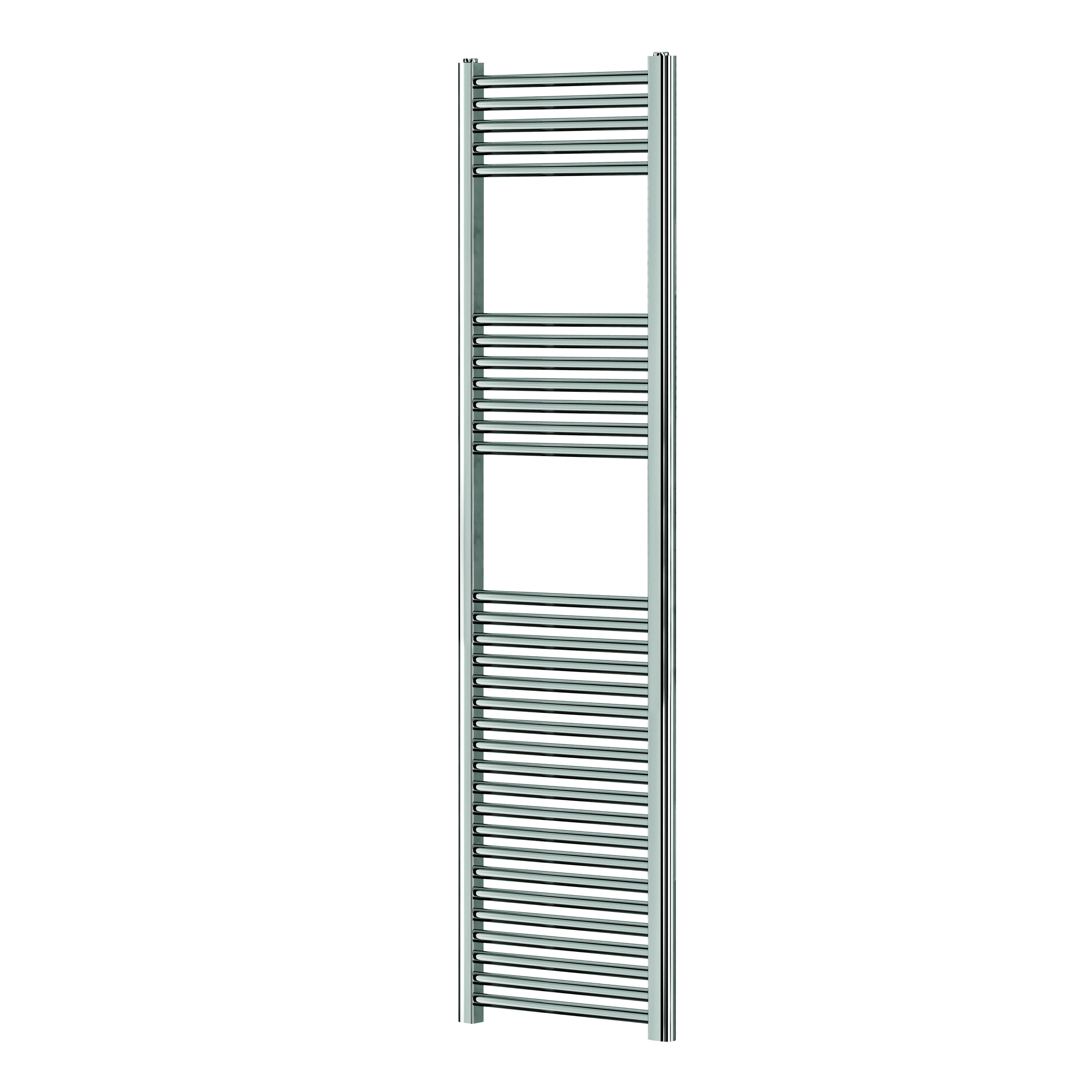 Blyss Chrome effect Electric Towel warmer (W)400mm x (H)1800mm | DIY at B&Q