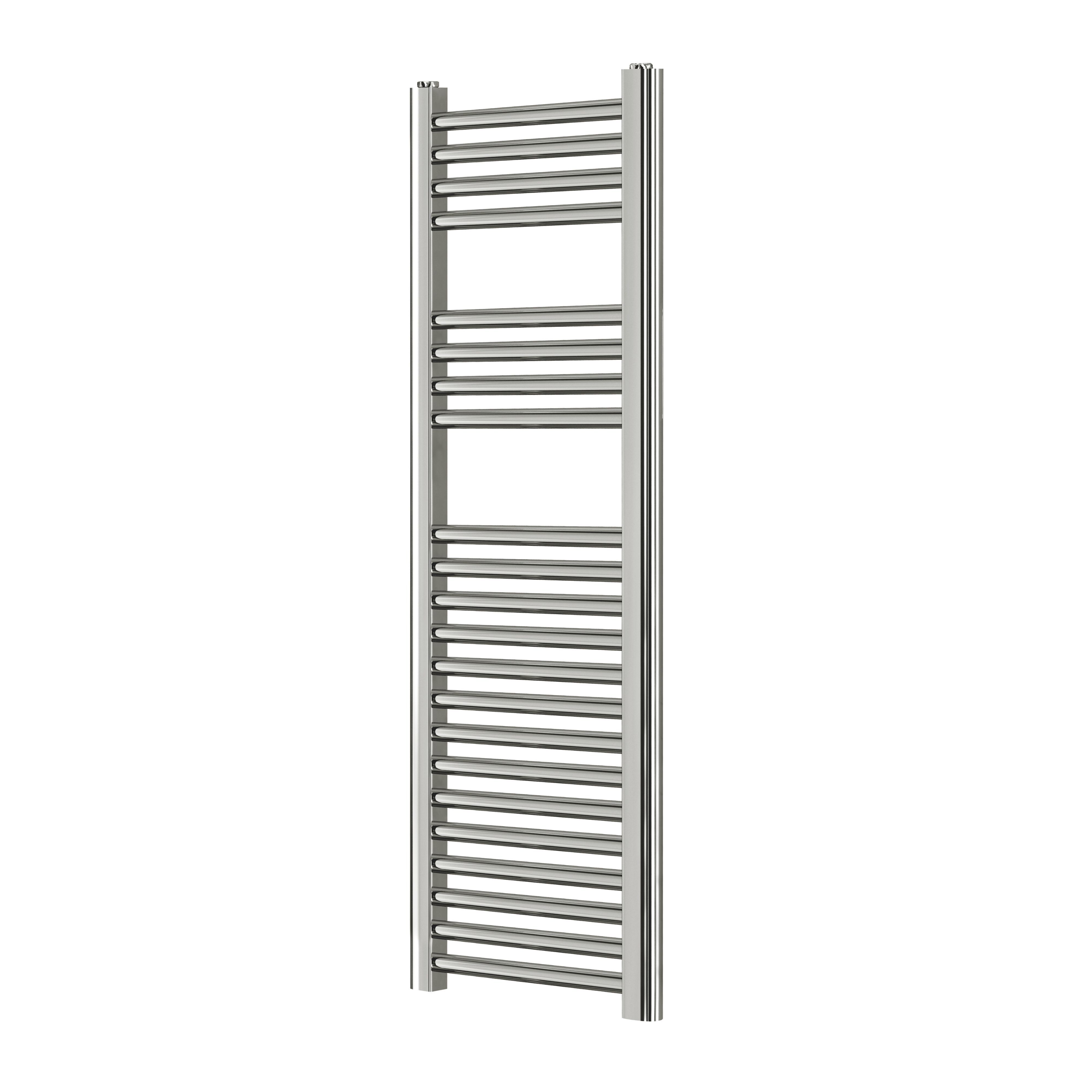 Blyss Chrome effect Towel warmer (W)300mm x (H)1100mm
