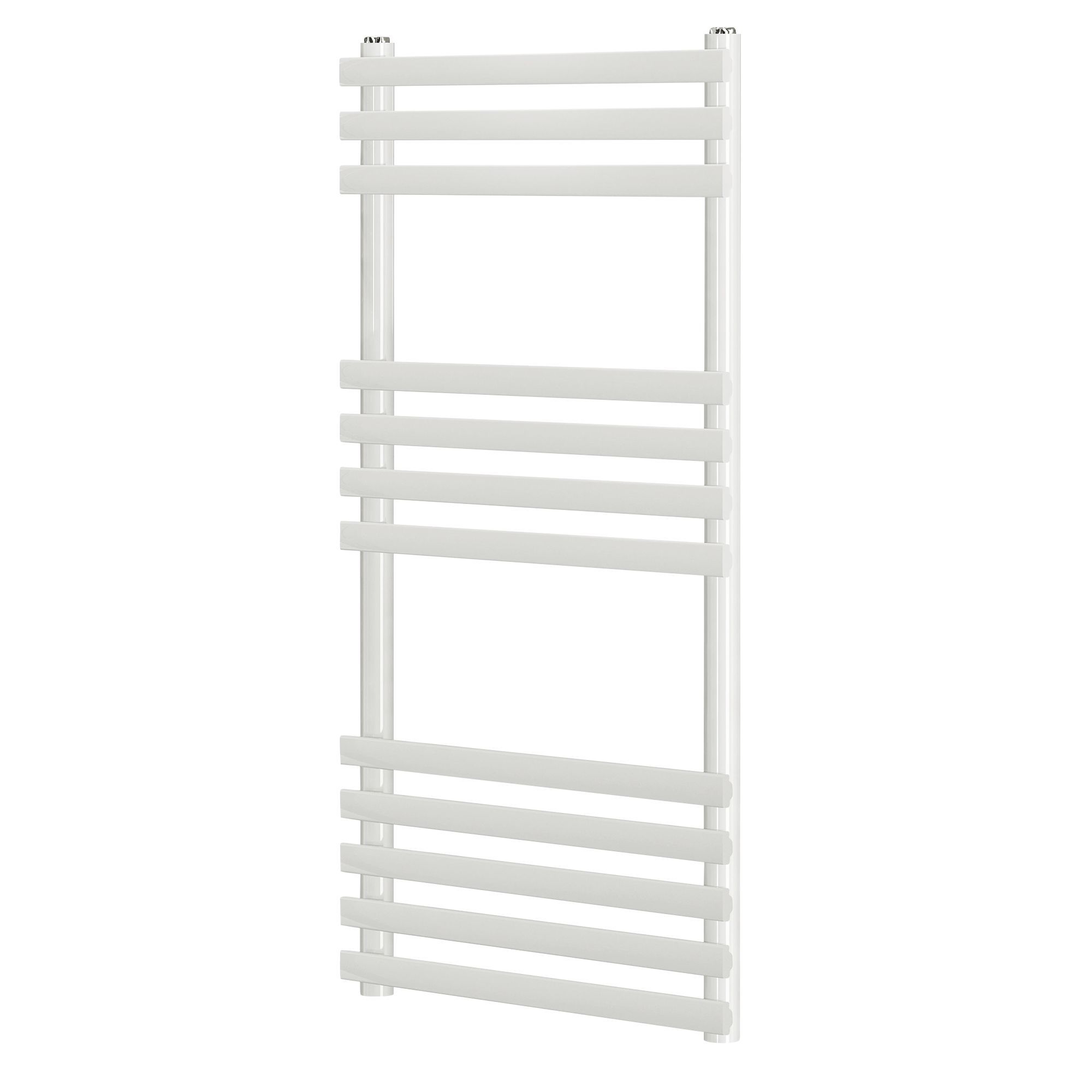 Blyss Emsworth White Electric Flat Towel warmer (W)500mm x (H)974mm