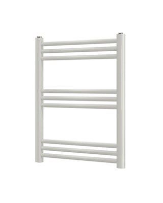 Blyss Leyburn White Electric Flat Towel warmer (W)500mm x (H)700mm
