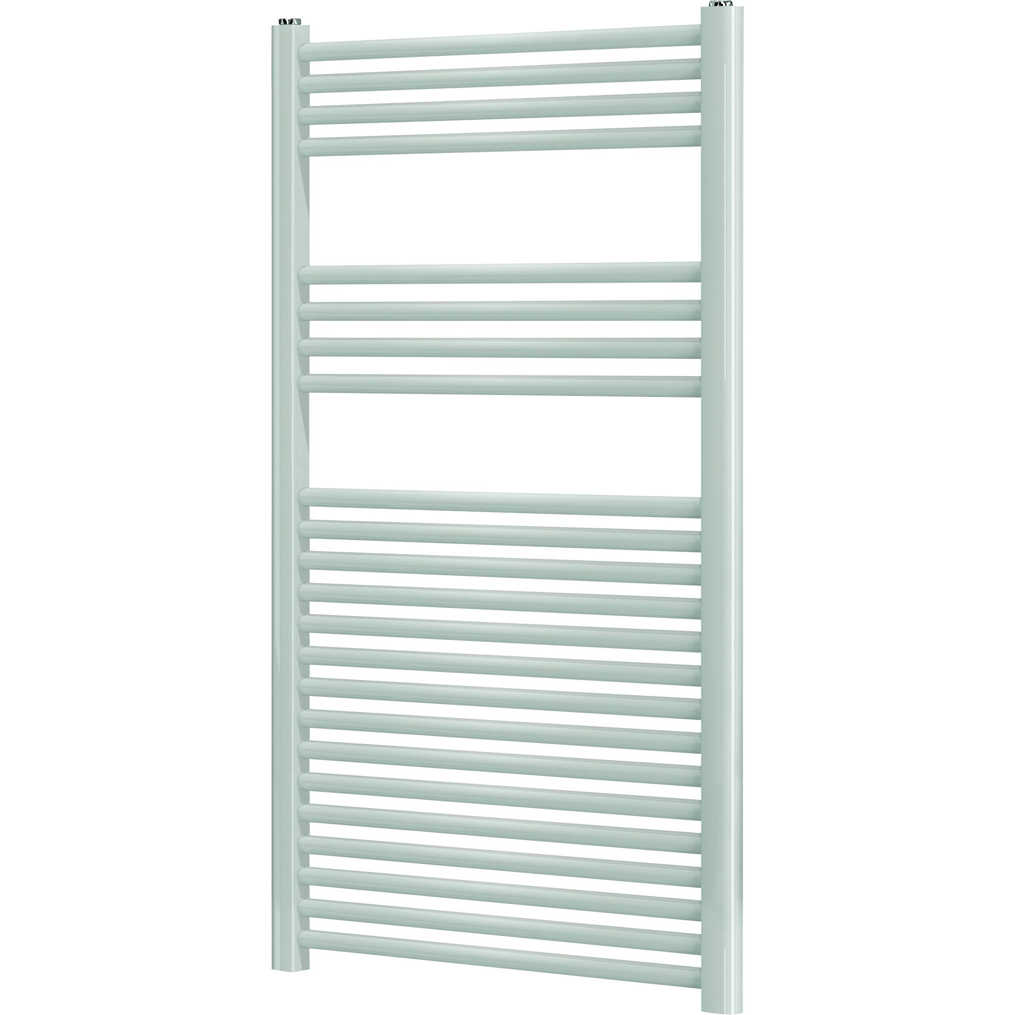 Blyss Leyburn White Flat Towel warmer (W)600mm x (H)1200mm