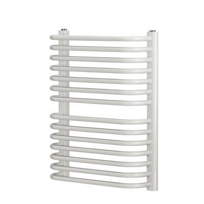 Blyss Lilium White Electric Towel warmer (W)500mm x (H)600mm | DIY at B&Q