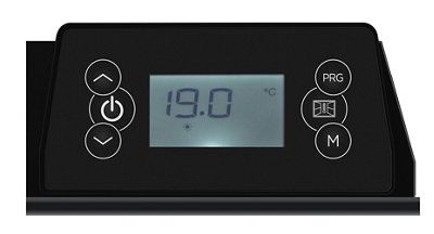 Blyss Tavua Electric 1500W Black Panel heater