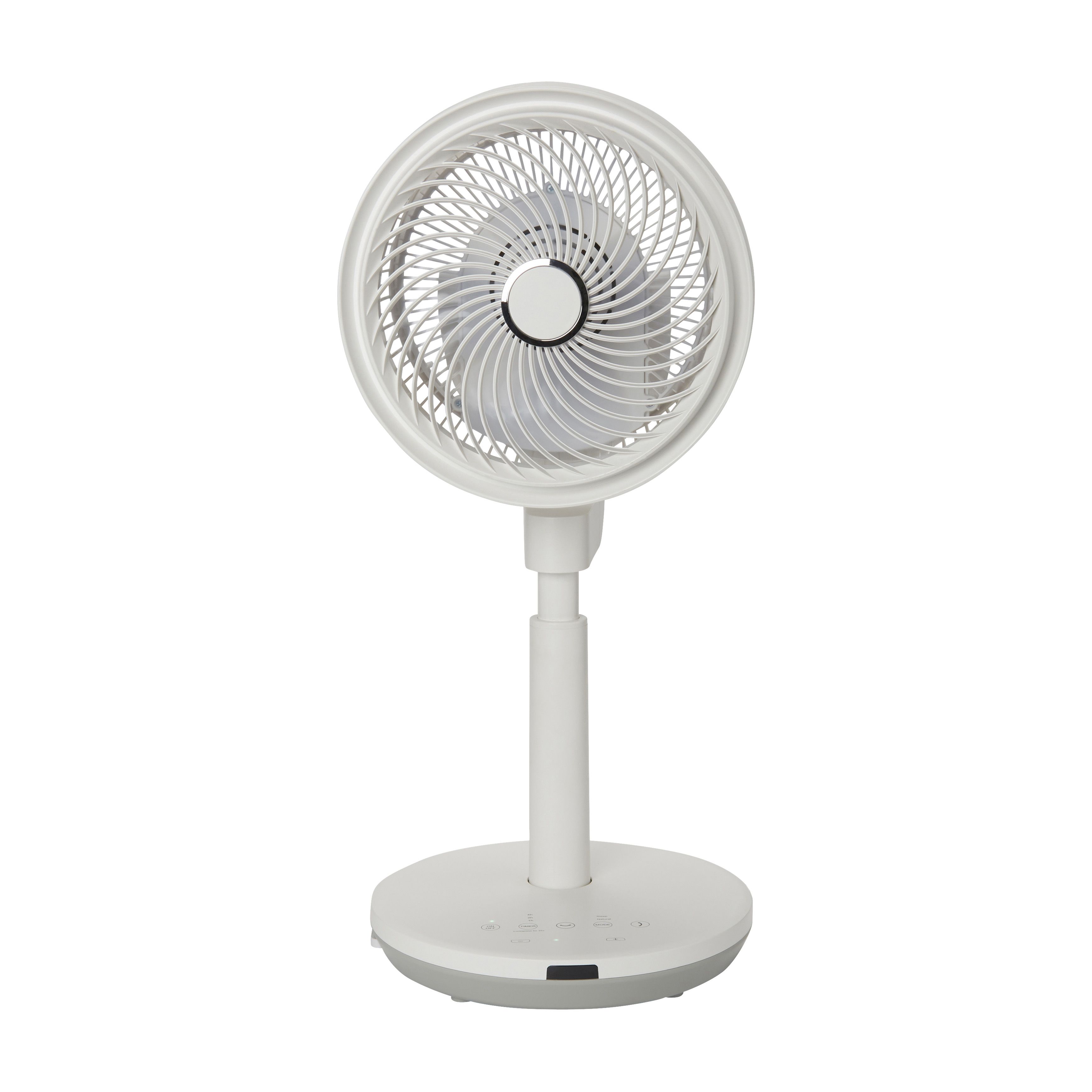 Blyss White 10" 60W Desk Fan | DIY at B&Q