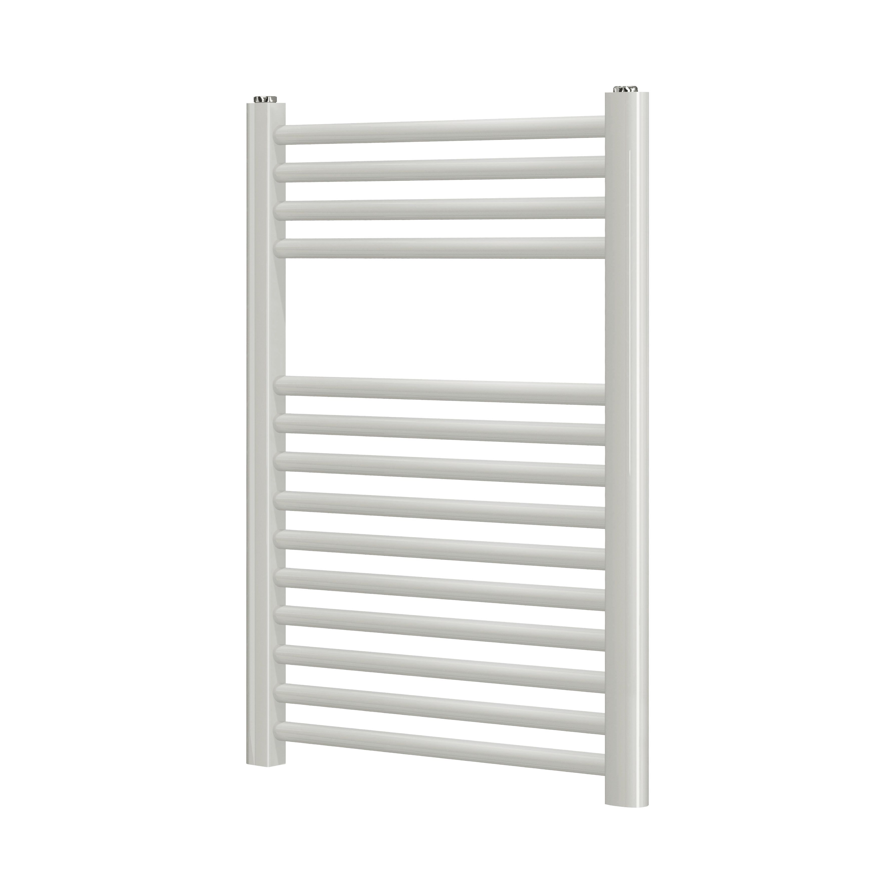 Blyss White Flat Towel warmer (W)400mm x (H)700mm | DIY at B&Q