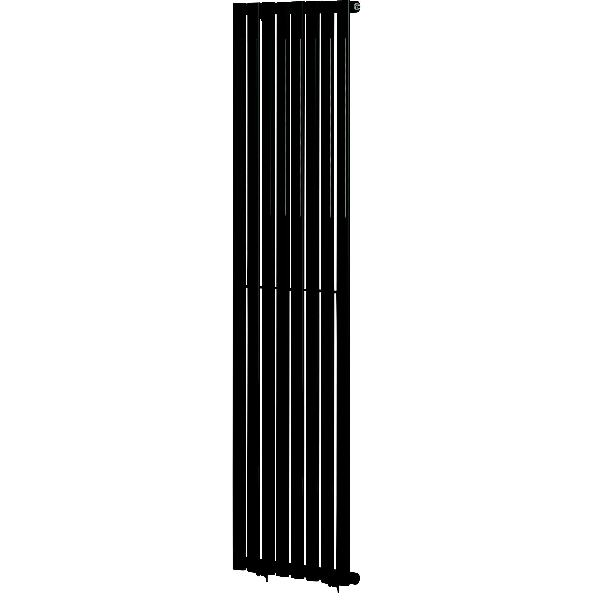 Blyss Wickham 20161935 Grey Vertical Designer Radiator, (W)480mm x (H ...