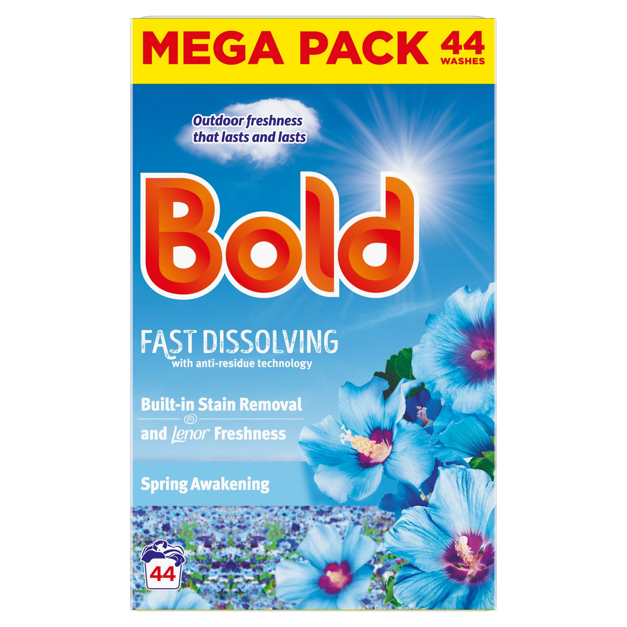 Bold Spring Awakening Laundry detergent, 2.2kg, 44W