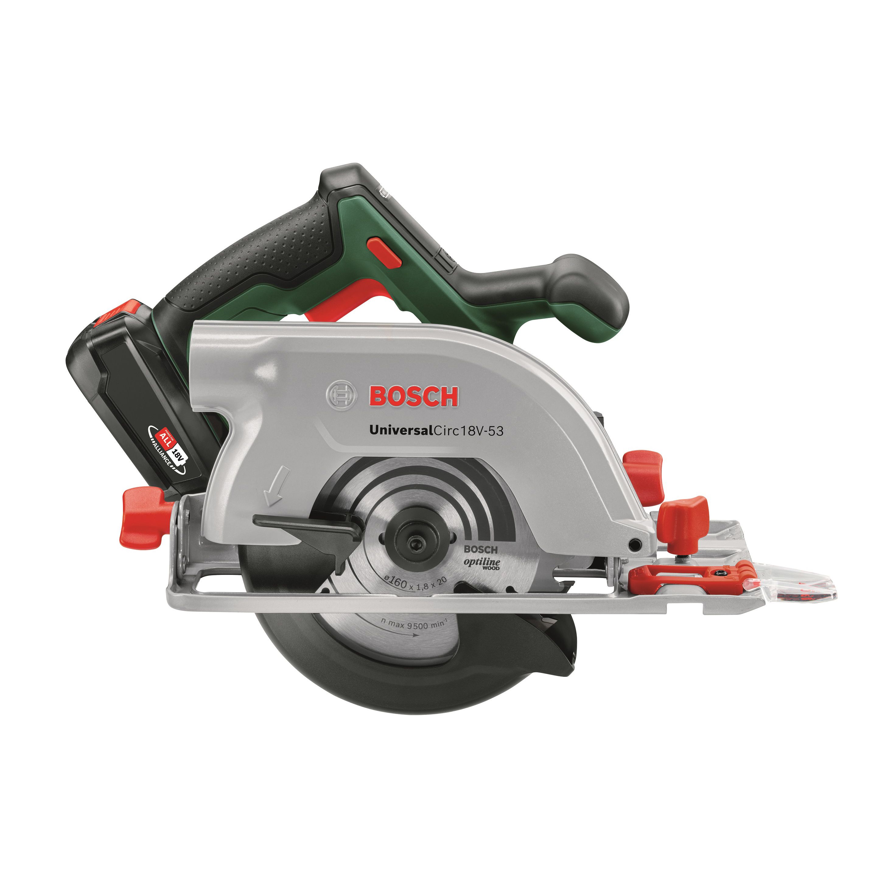 Bosch 18V 160mm Cordless Circular saw Bare Tool UniversalCirc 18V 53