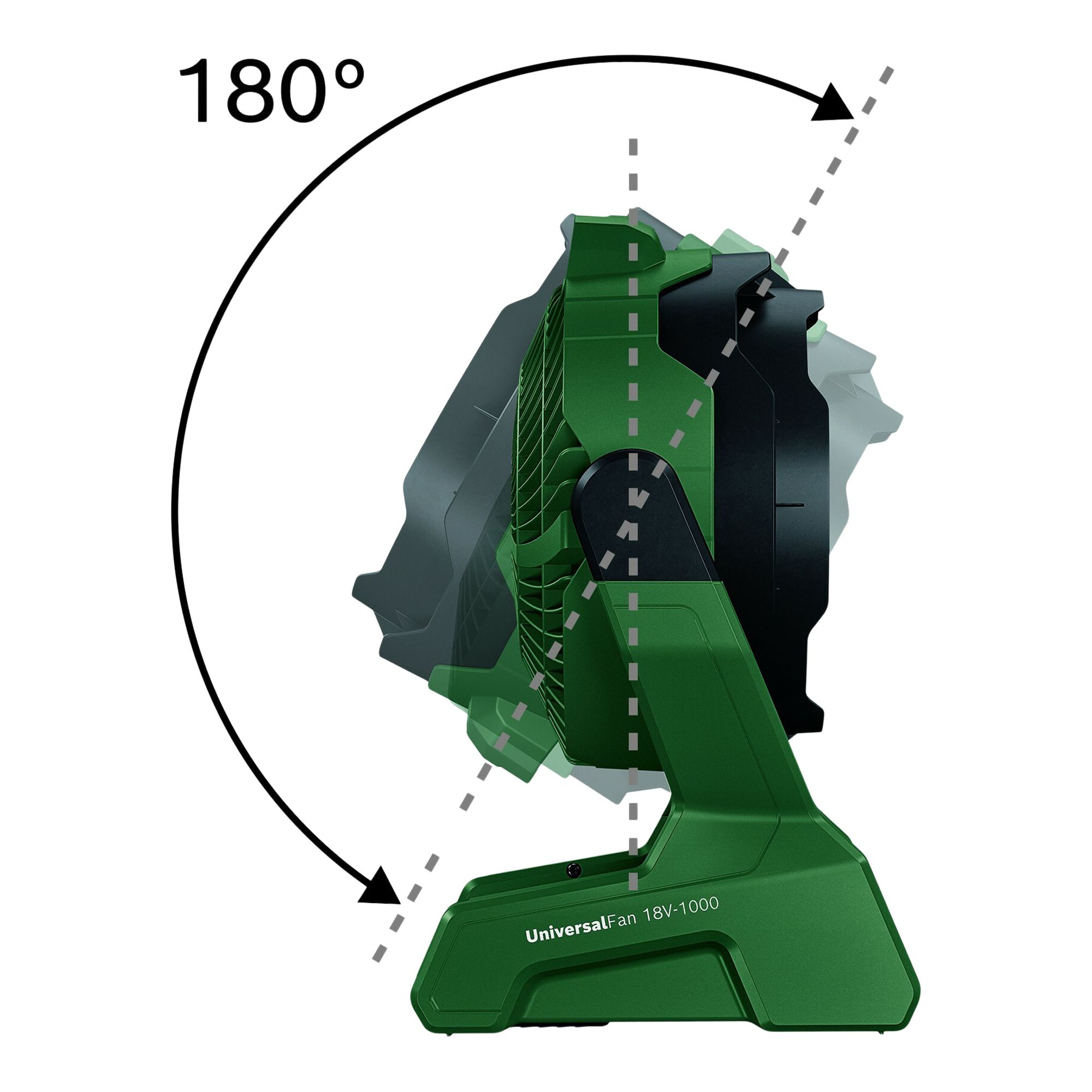 Bosch 18V 9" Cordless Fan (Bare Tool) - UniversalFan 18V-1000 / 06039E1000