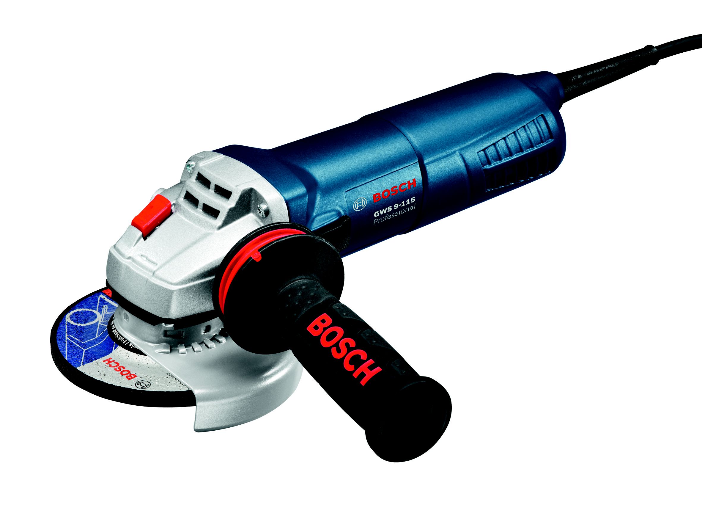 Bosch 900W 240V 115mm Corded Angle grinder - GWS9-115AVH | DIY at B&Q