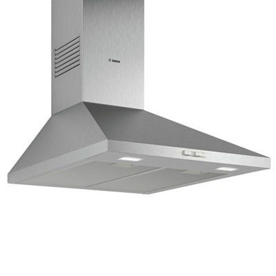 Bosch DWP64BC50B Stainless steel Chimney Cooker hood, (W)60cm | DIY at B&Q