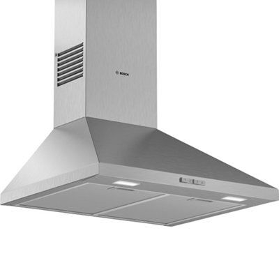 Bosch DWP64BC50B Stainless steel Chimney Cooker hood, (W)60cm | DIY at B&Q