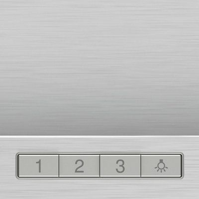 Bosch DWP64BC50B Stainless steel Chimney Cooker hood, (W)60cm | DIY at B&Q