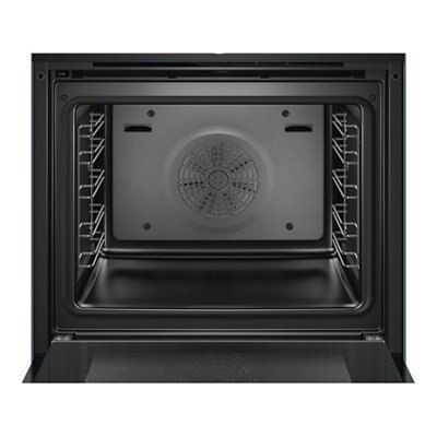 Bosch HBG633BB1B Integrated Single Multifunction Oven - Black | DIY at B&Q