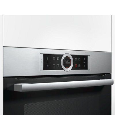 Bosch HBG634BS1B Built-in Single Multifunction Oven - Brushed steel ...