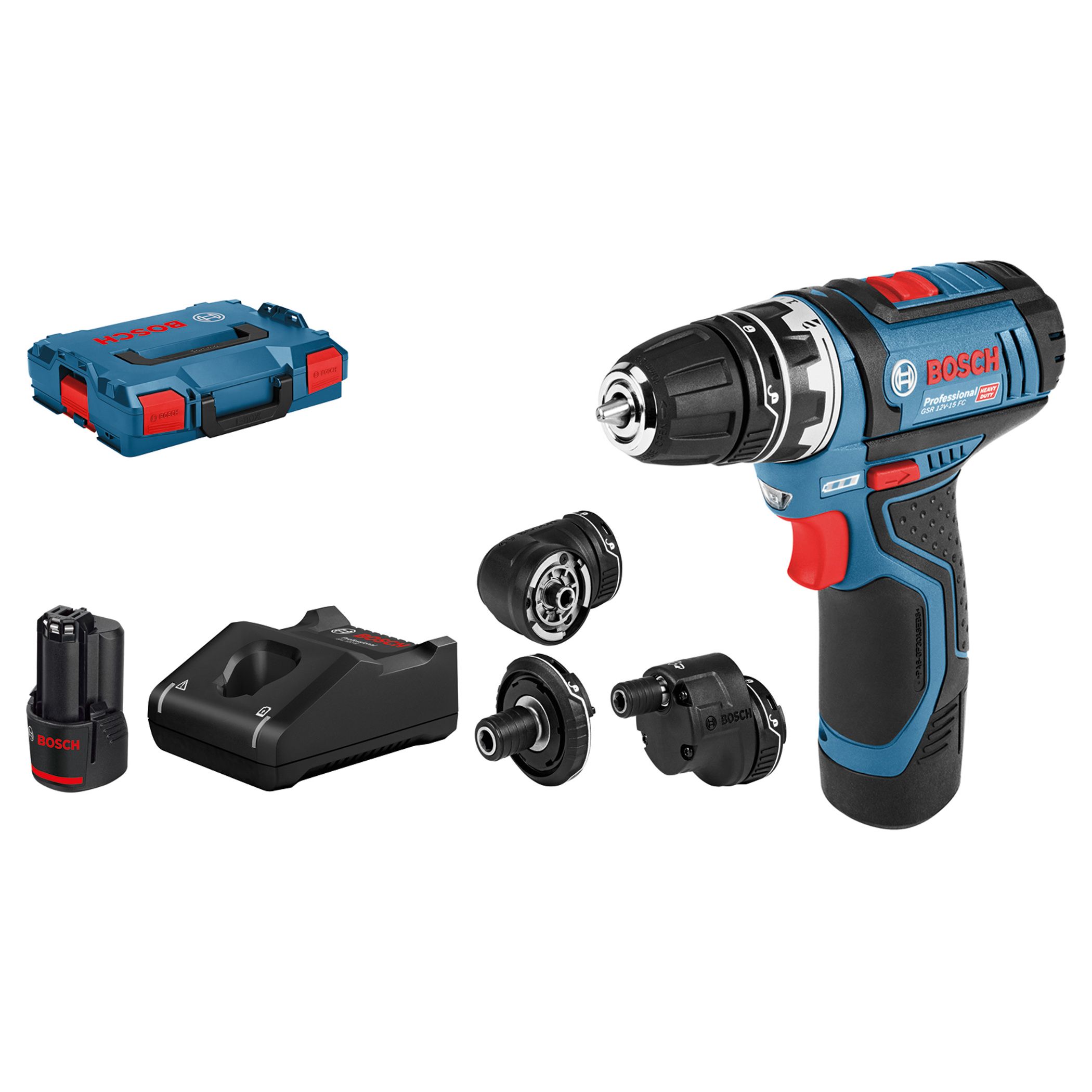 Bosch Professional 12V Li-ion Cordless Drill driver (2 x 2Ah) - GSR 12V ...