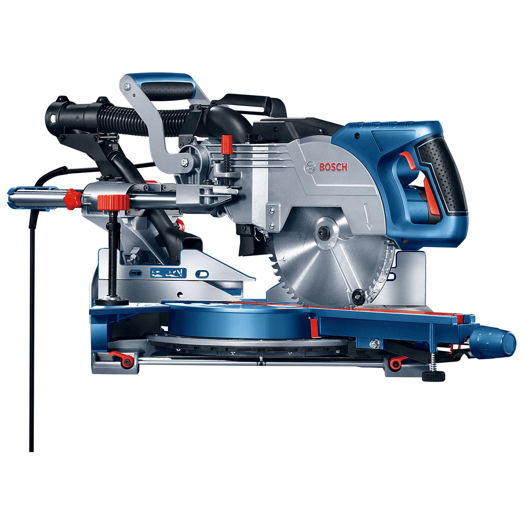 Bosch blue 1600w 216mm gcm 8 sde sliding compound mitre saw store