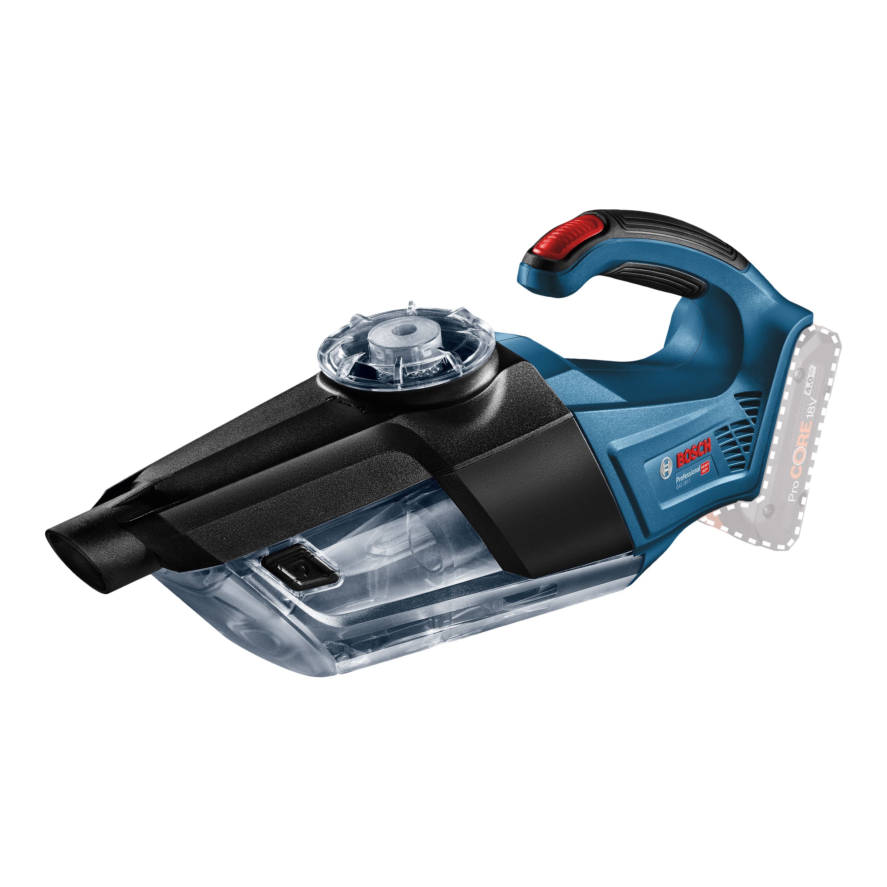 Bosch Professional 18V Cordless 0.7L Hand-held Vacuum cleaner (Bare ...