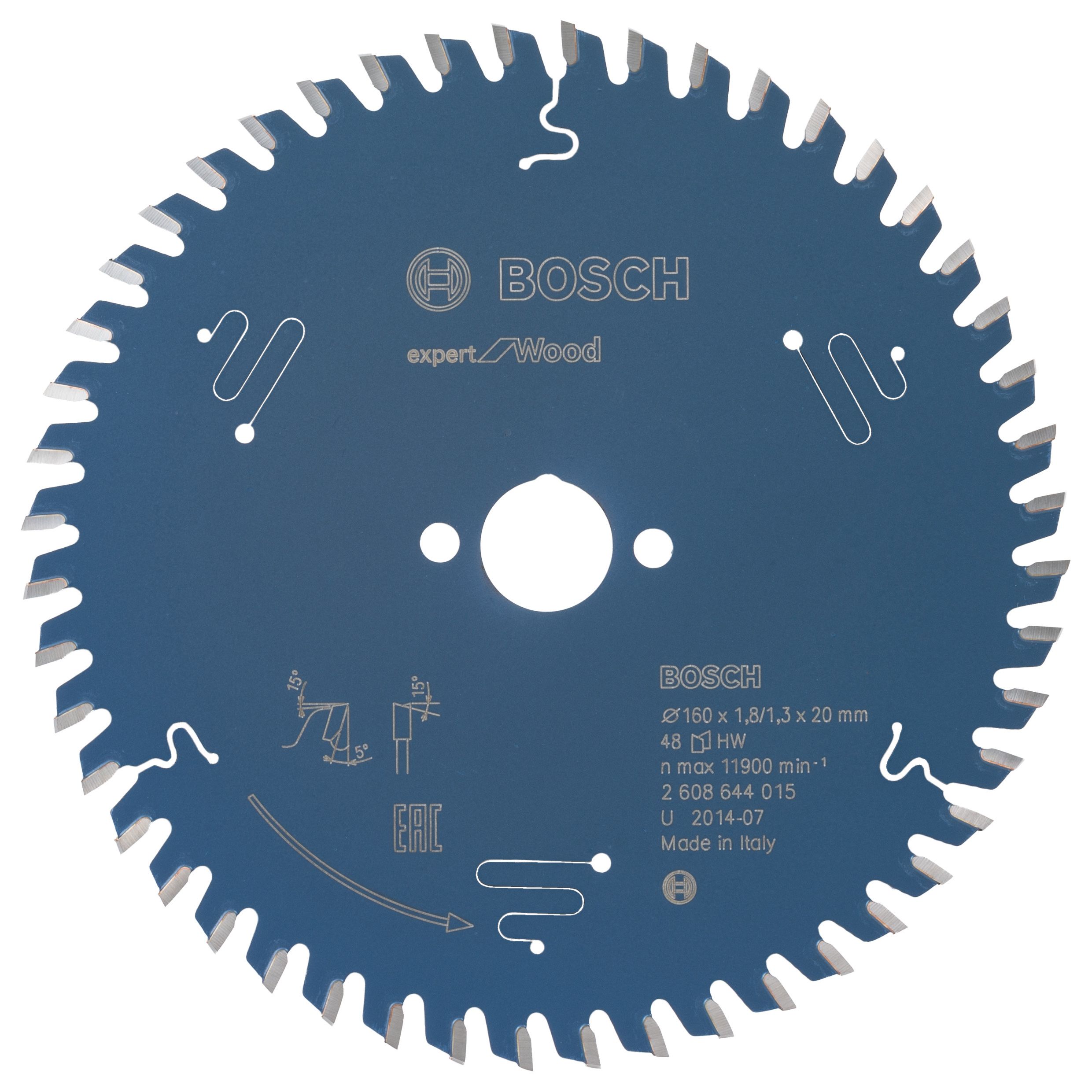 Bosch Professional Expert 160mm Circular saw blade 48T