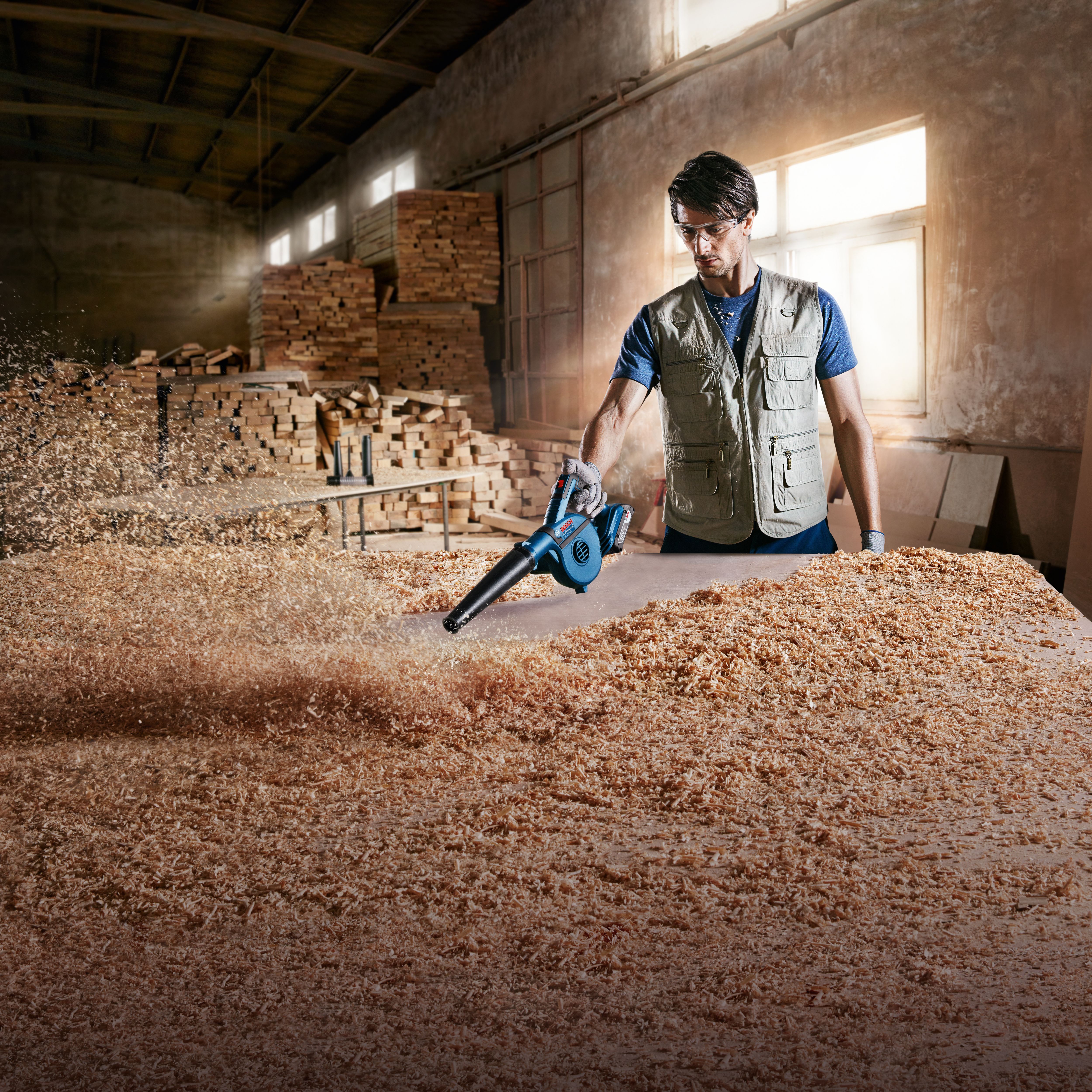 Bosch Professional GBL 18V-120 Cordless 18V Blower - BARE