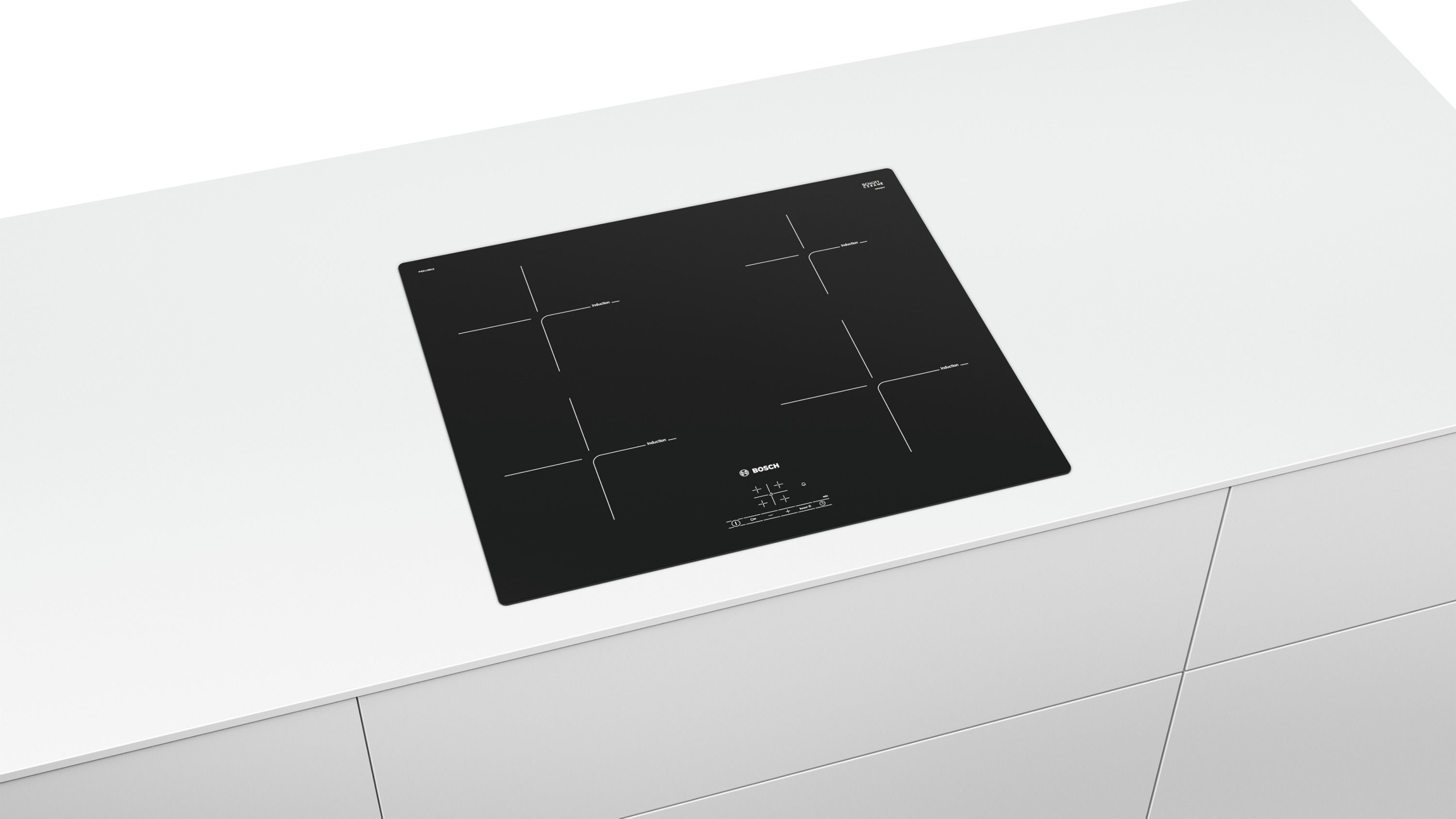 Bosch PUE611BF1B 52cm 4 burner Induction Hob - Black
