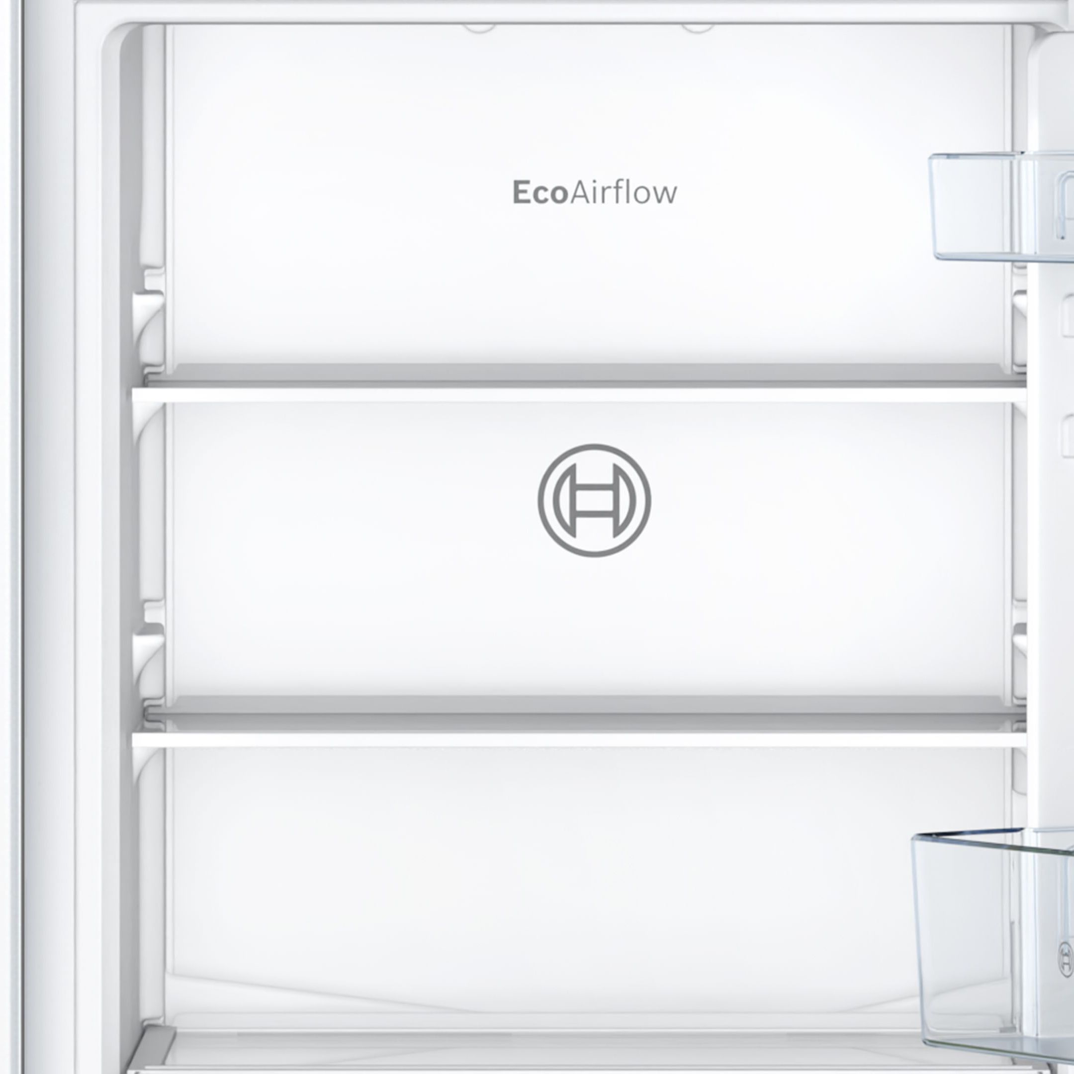 Bosch Series 2 KIN85NSE0G 50:50 Traditional Built-in Frost free Fridge ...