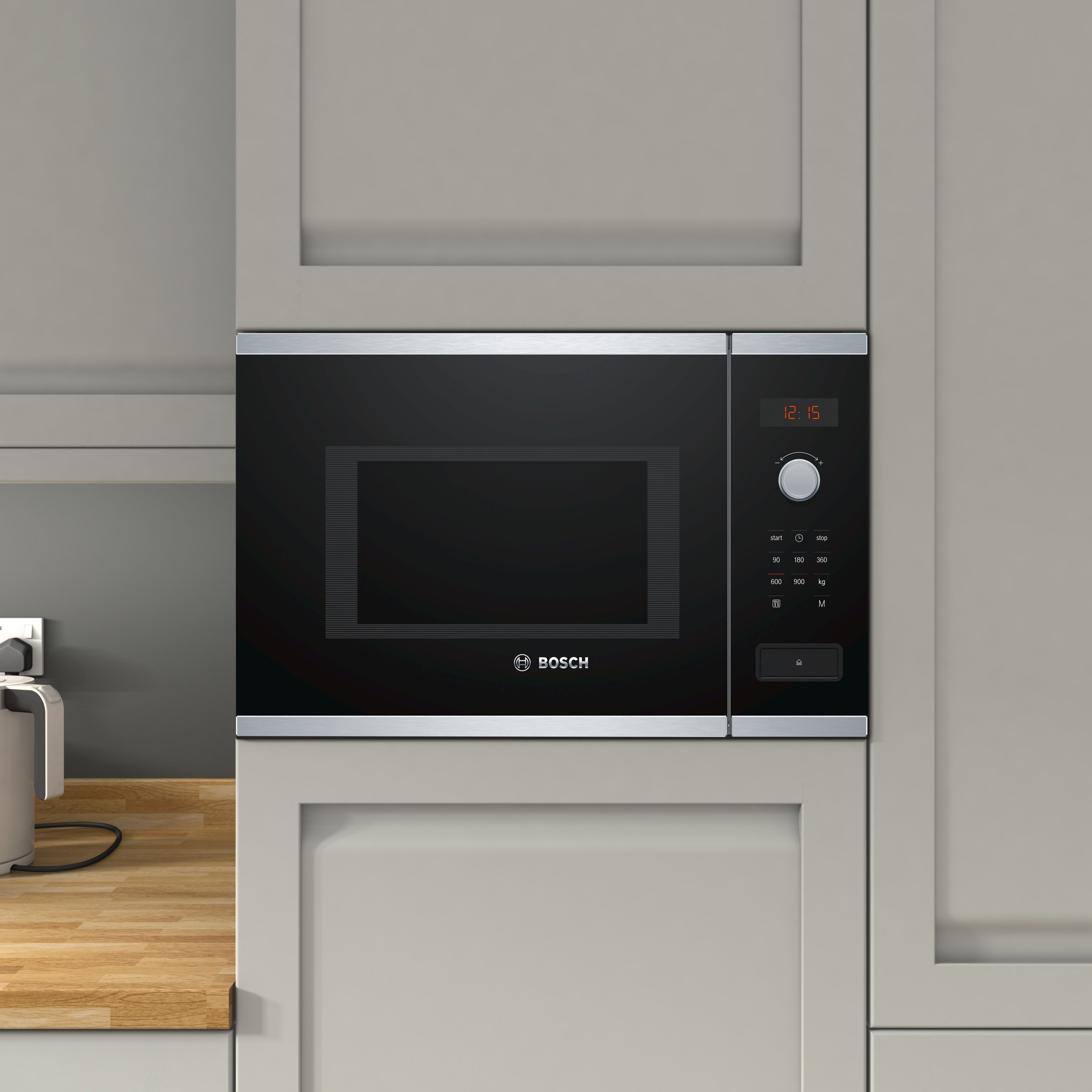 Bosch Series 4 BFL553MS0B 25L Built-in Microwave - Black