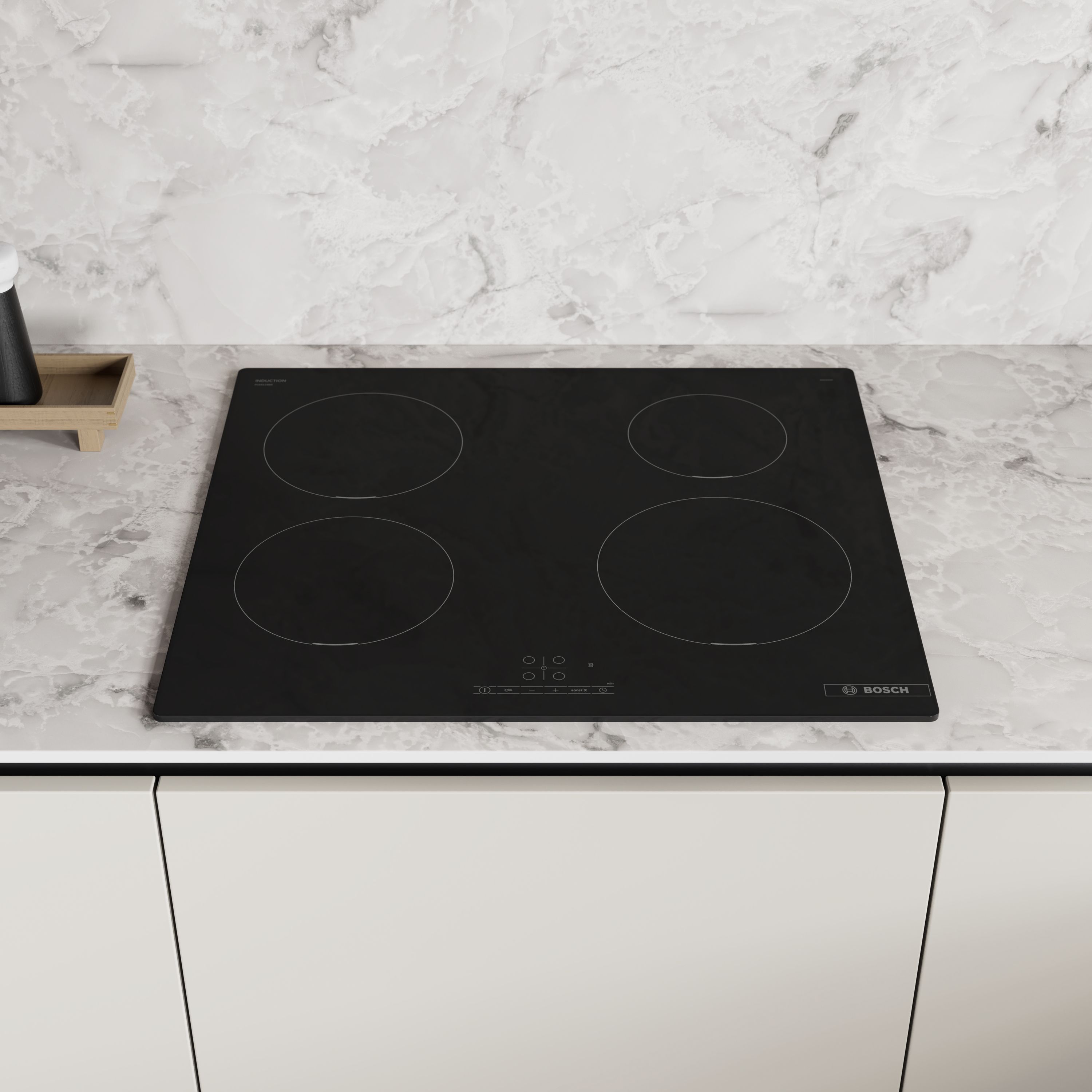 Bosch Series 4 PUE611BB5B 60cm Induction Hob - Black
