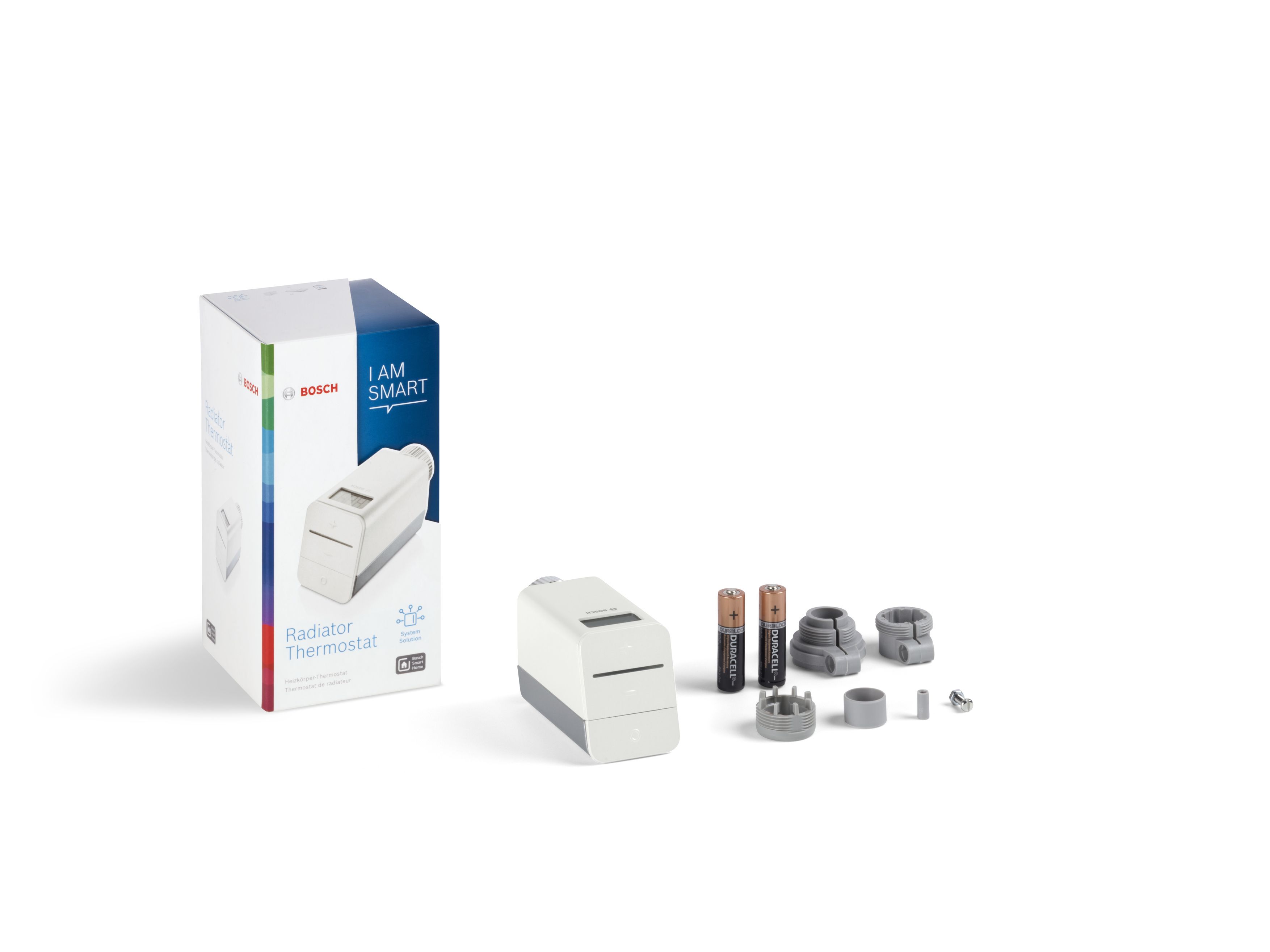 Bosch Smart Home White Straight Thermostatic radiator valve