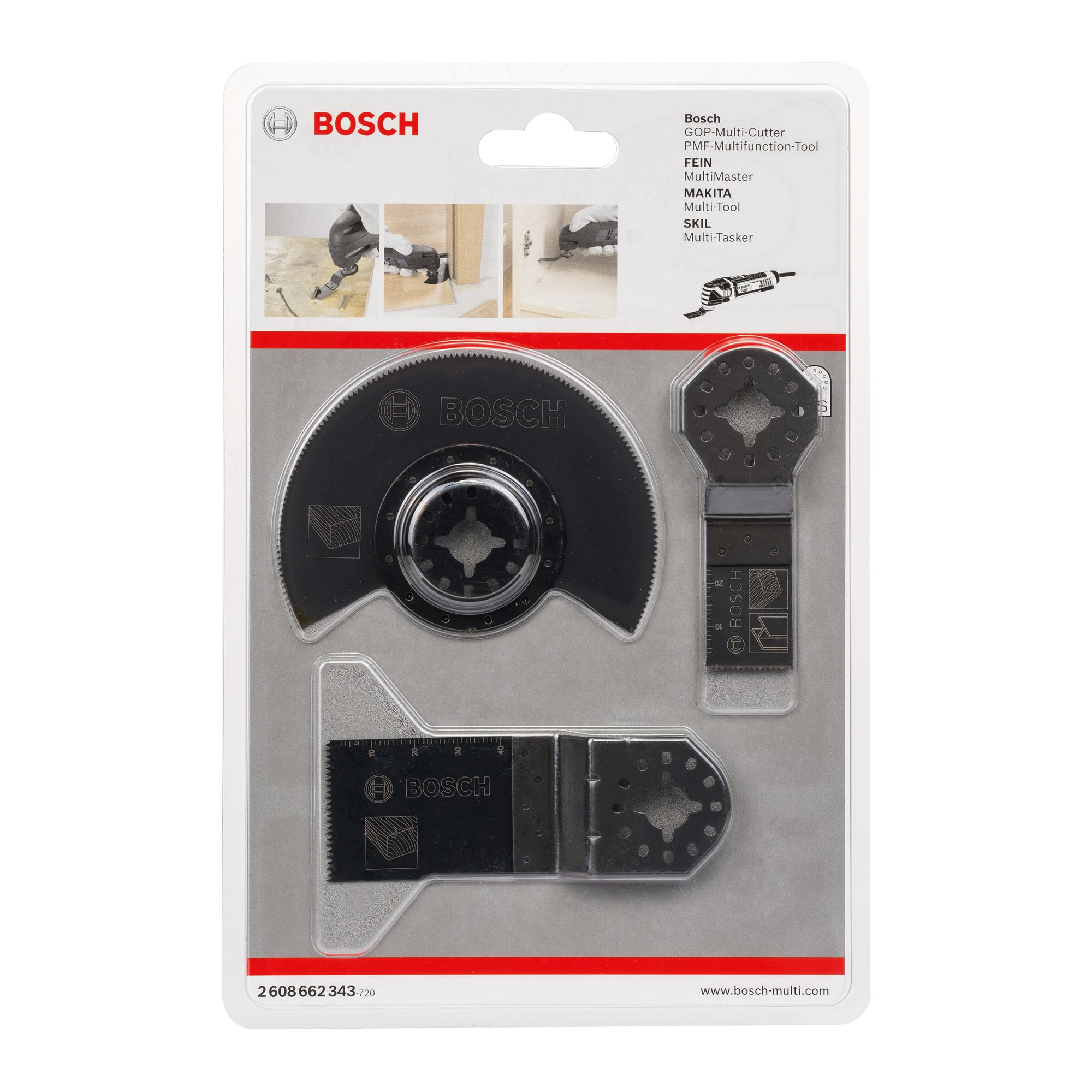 Bosch Wood & metal cutting Multi-tool kit (3 piece)