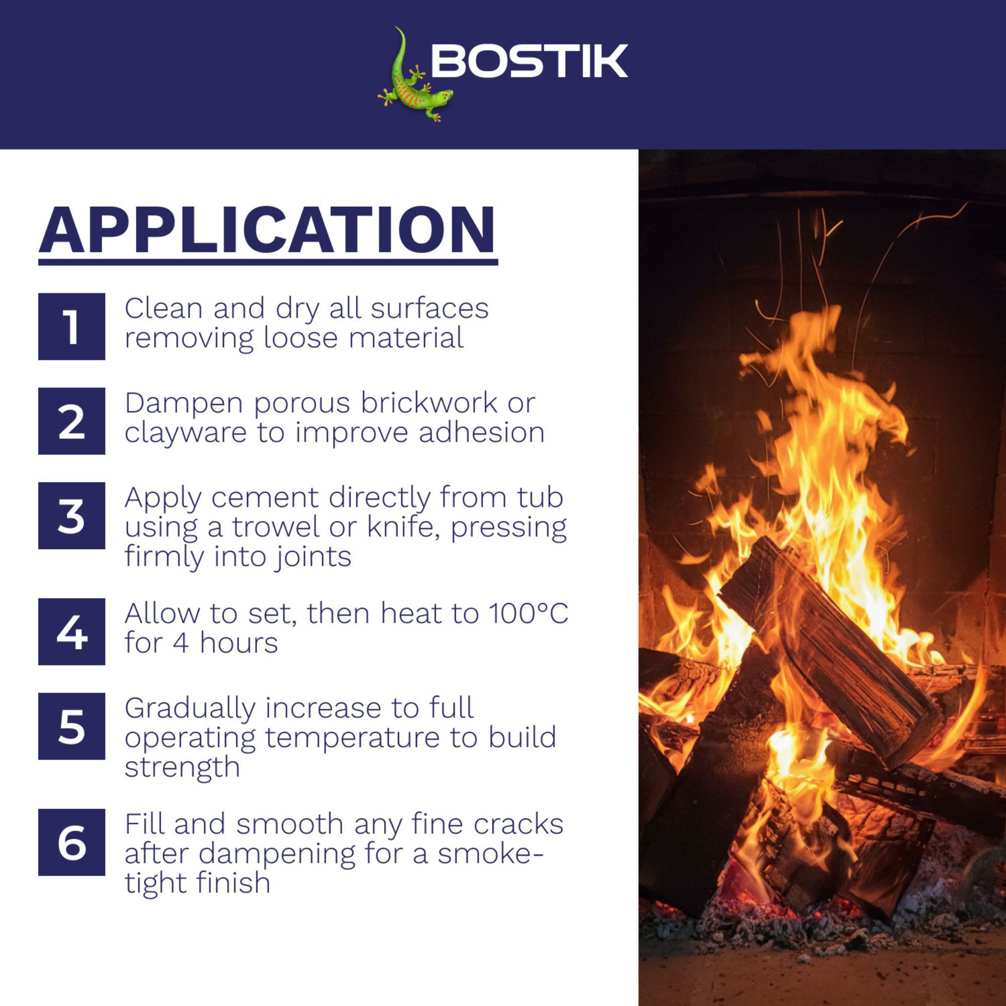 Bostik Cementone Buff Fire cement, 5kg Tub