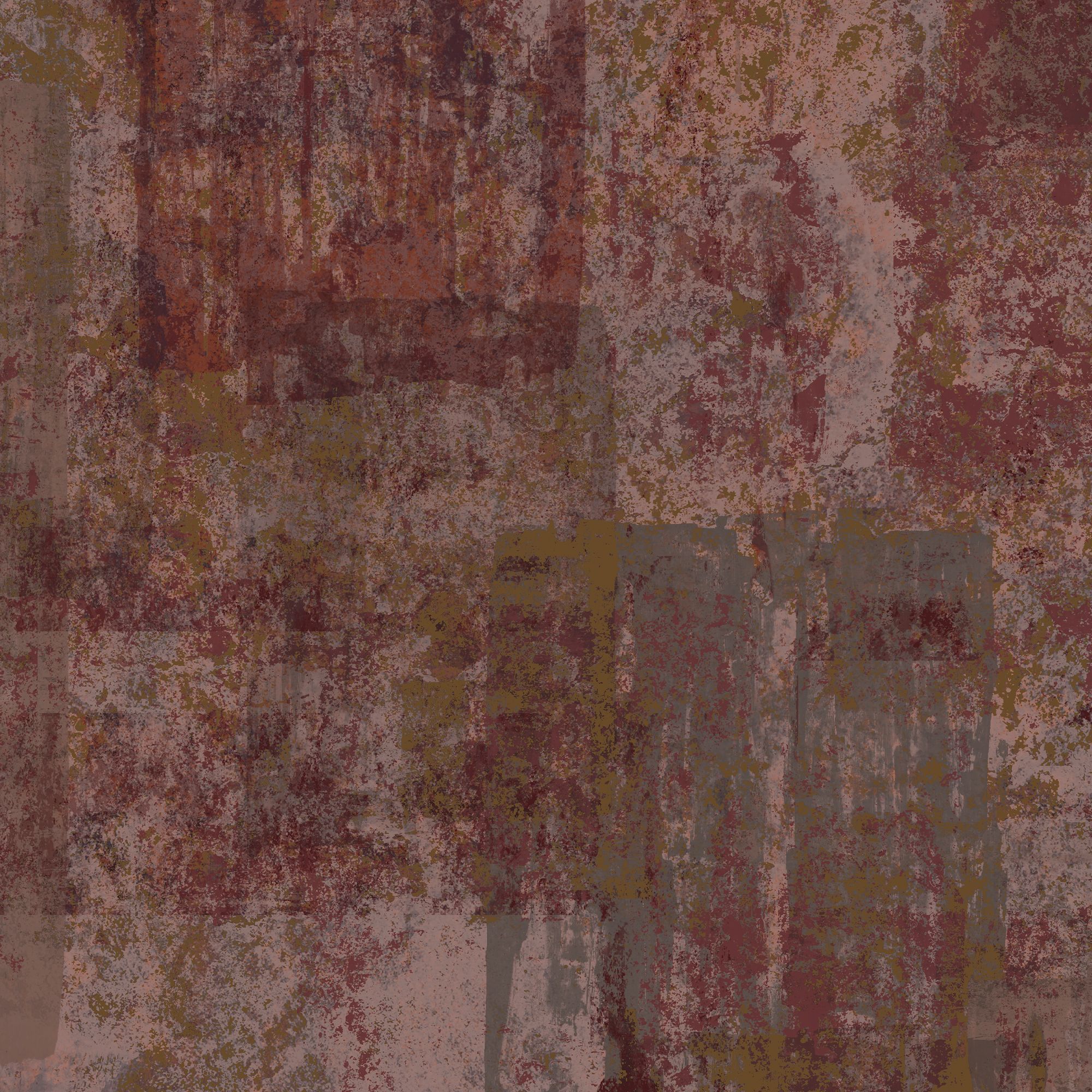 Boutique Rust Red Industrial Concrete effect Textured Wallpaper
