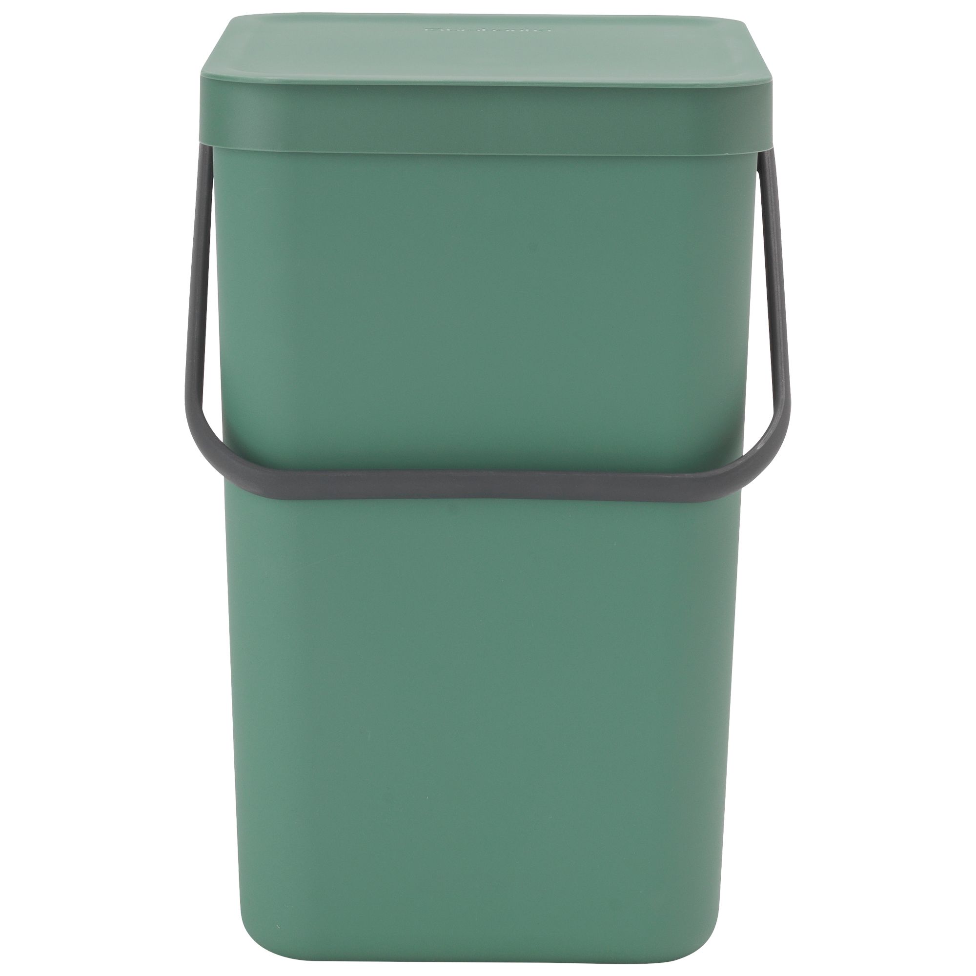 Brabantia Sort & Go Standard Fir Green Plastic Recycling bin - 25L ...
