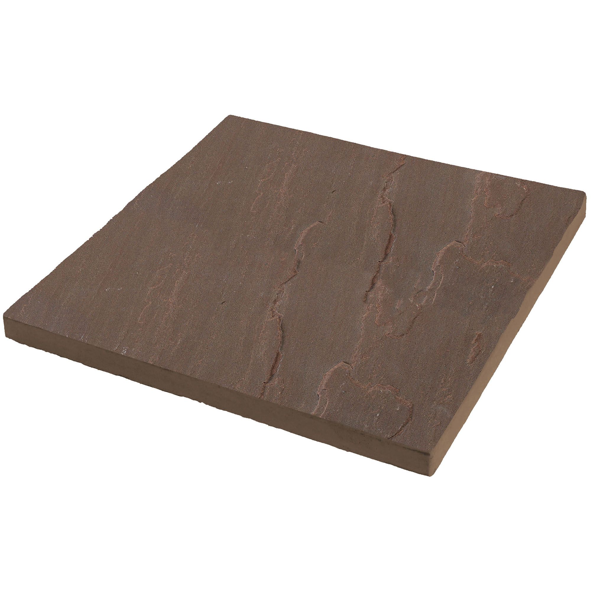 Bradstone Burnt Umber Sandstone Paving slab, 15.75m² (L)900mm (W)600mm ...
