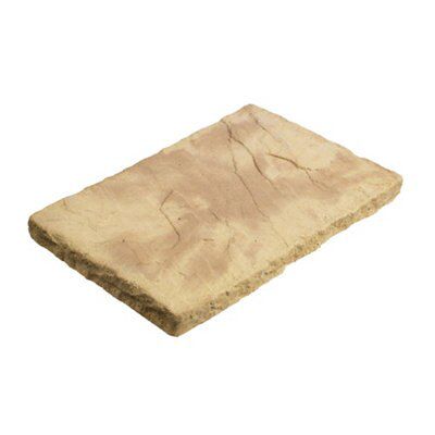 Bradstone Cream Reconstituted stone Paving slab, 7.02m² (L)600mm (W)450mm